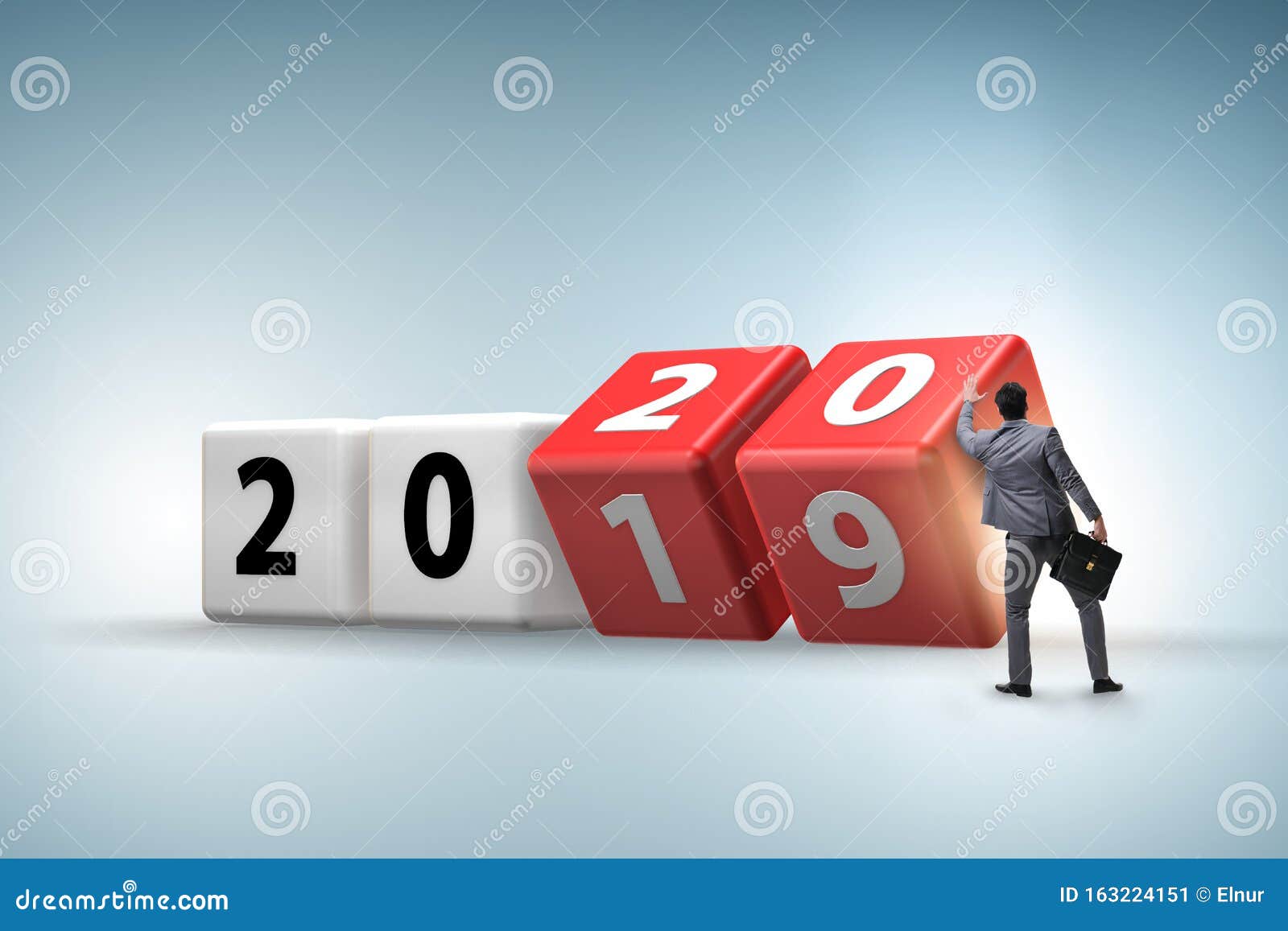 Concept of Changing Year from 2019 To 2020 Stock Image - Image of ...