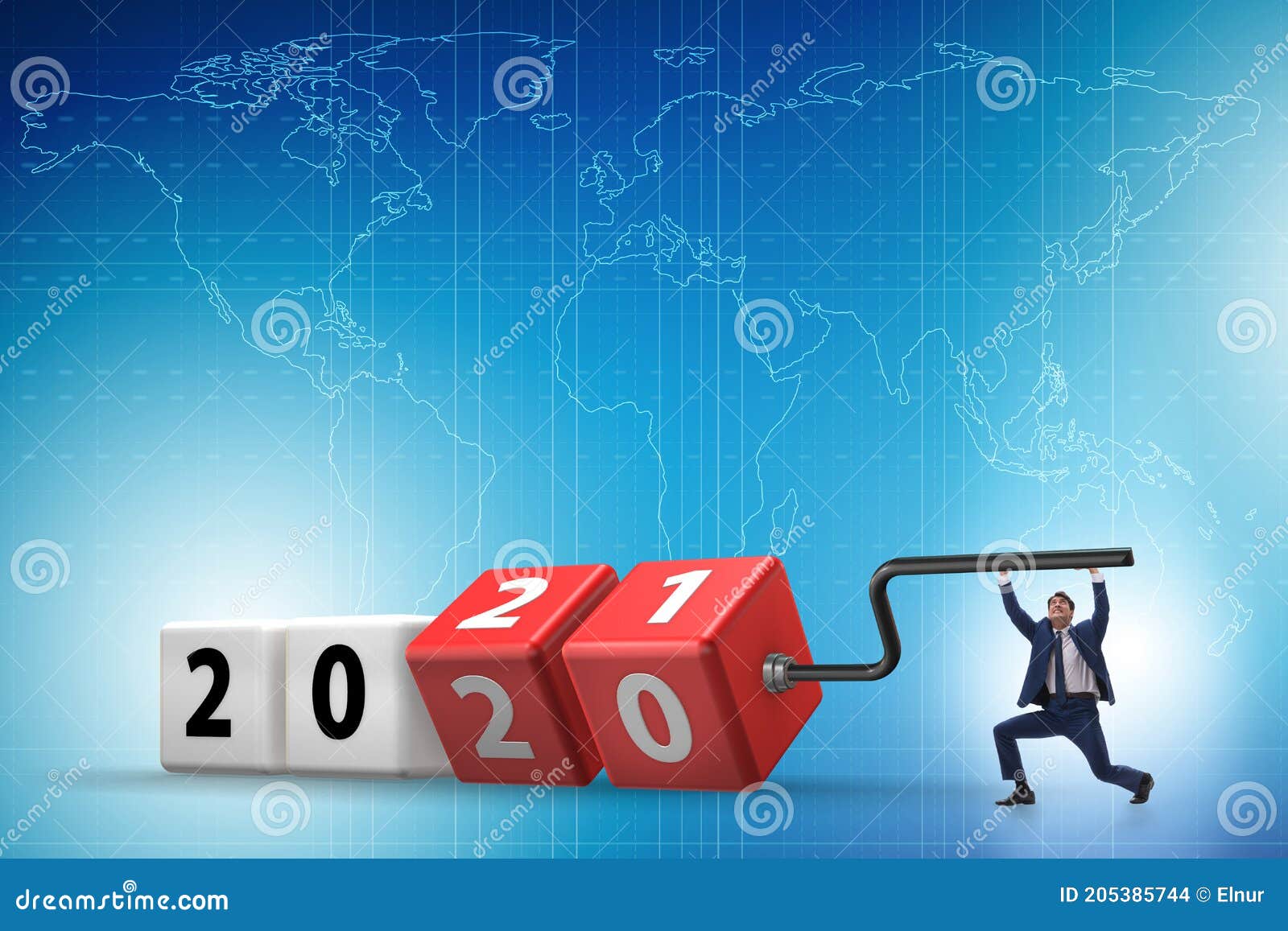 Concept of Changing Year from 2020 To 2021 Stock Photo - Image of ...