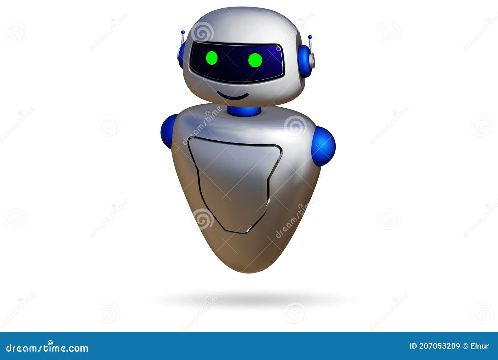 Concept of Chat Bot - 3d Rendering Stock Illustration - Illustration of ...