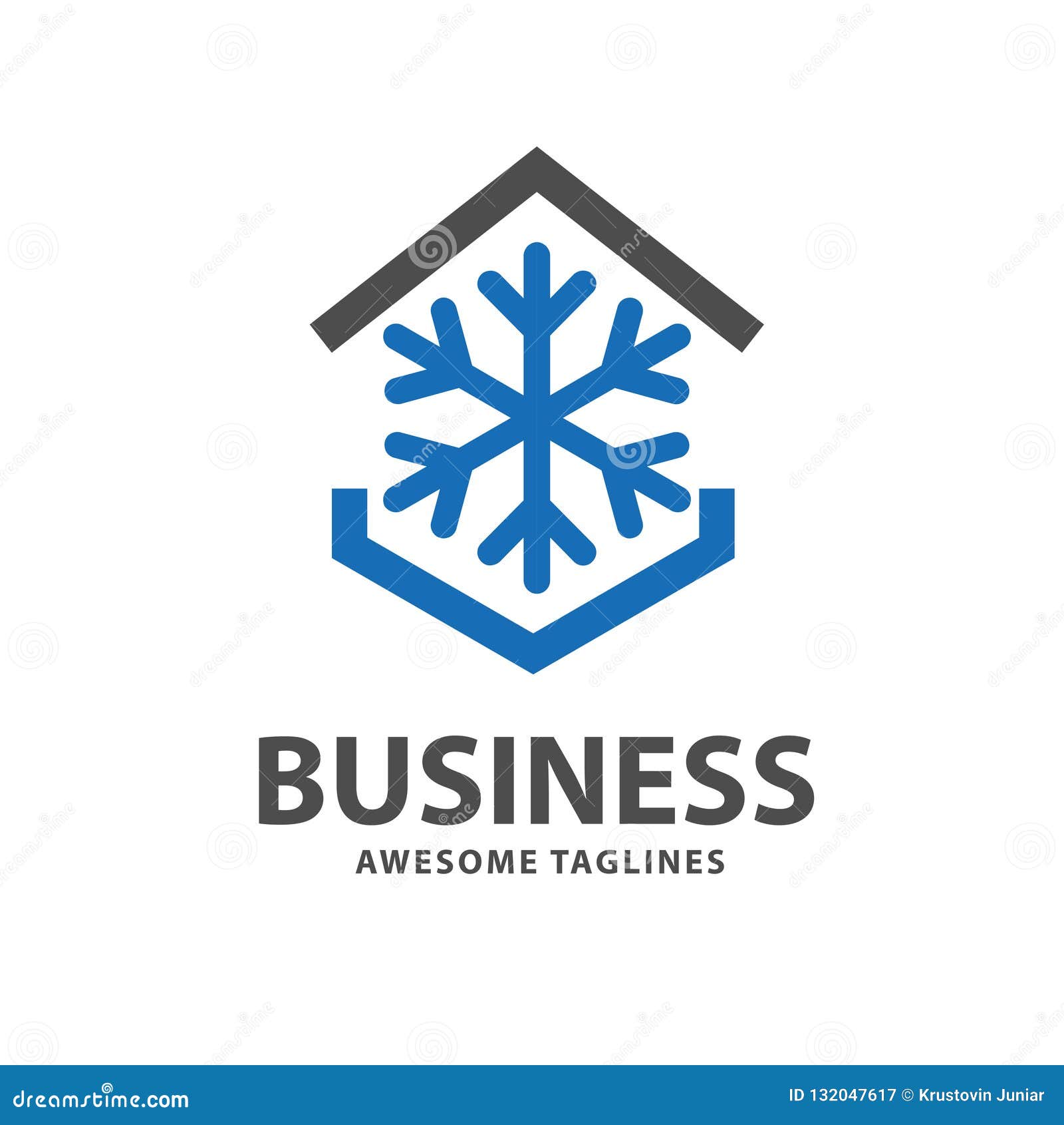 Concept Chaud Et Froid De Logo De Maison Illustration de Vecteur ...