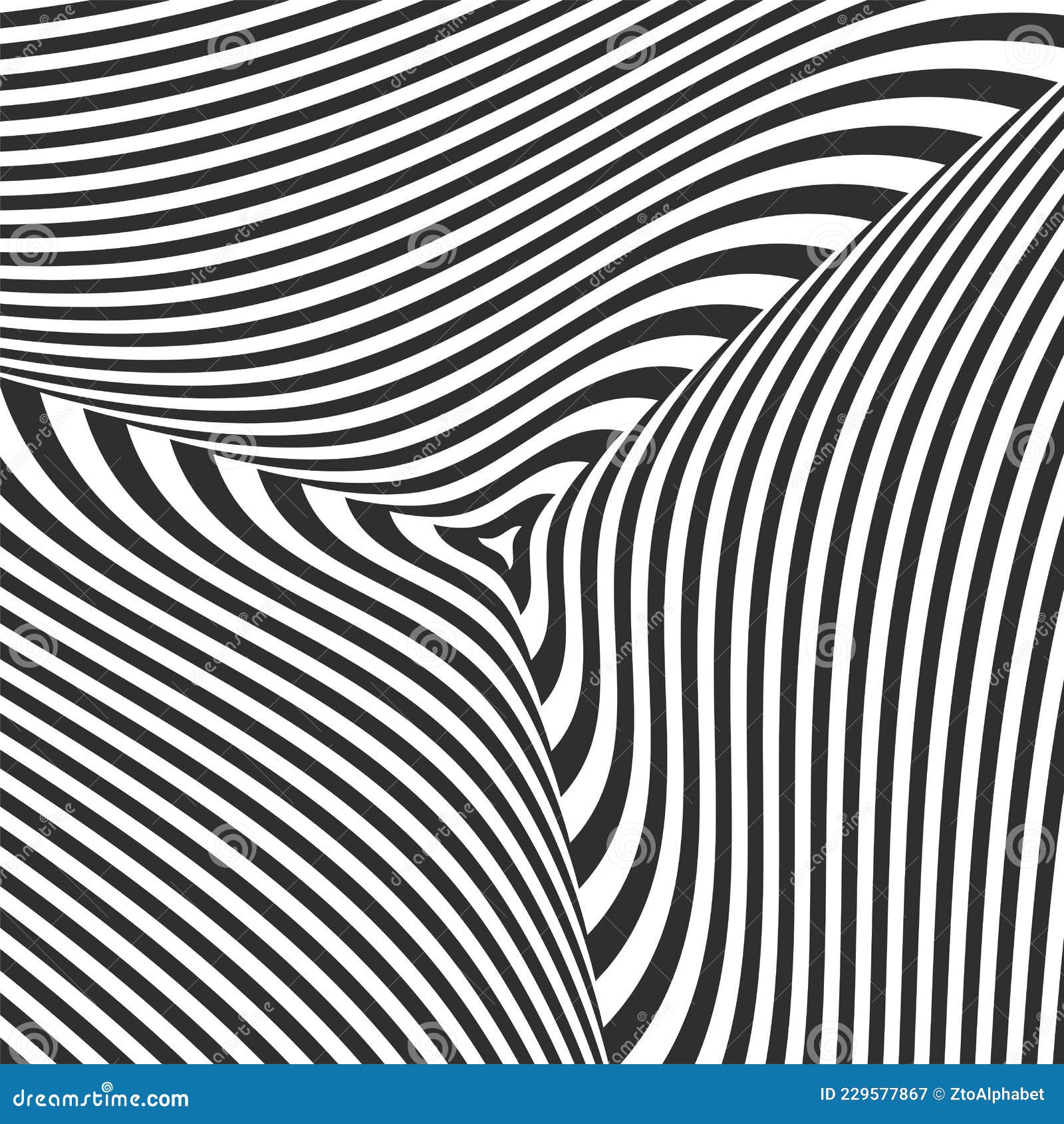 Optical Illusion Triangle Clipart Pattern Cartoon Vector ...