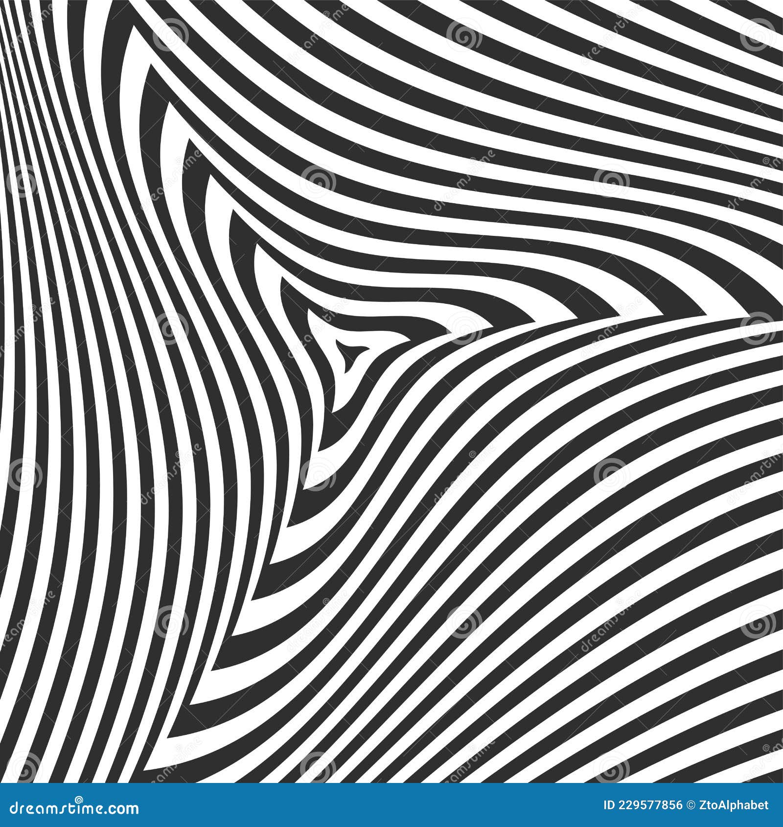 Optical Illusion Triangle Pattern Background Stock Vector ...