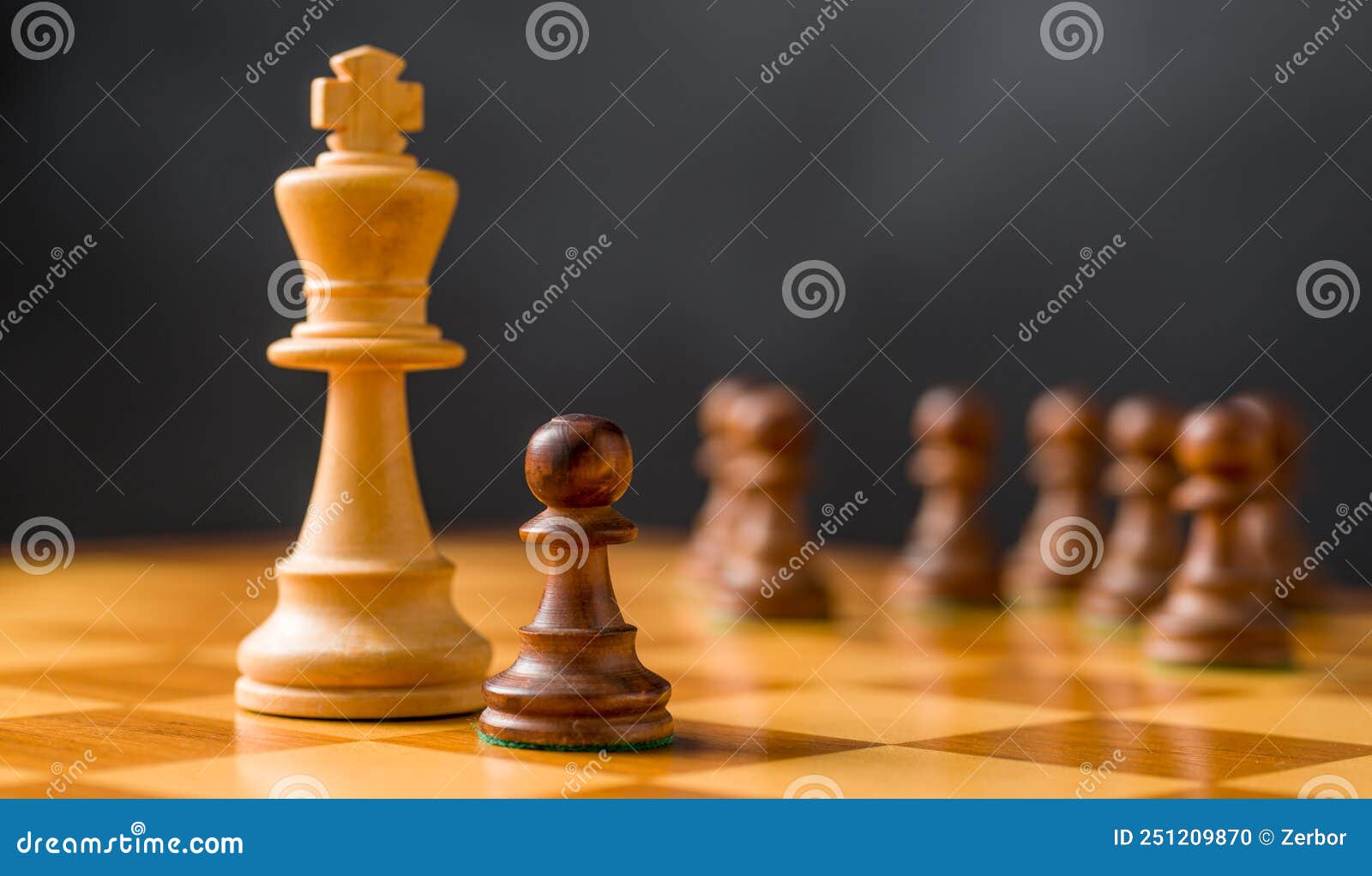 Concept with Chess Pieces - Negotiation Stock Photo - Image of enemy ...