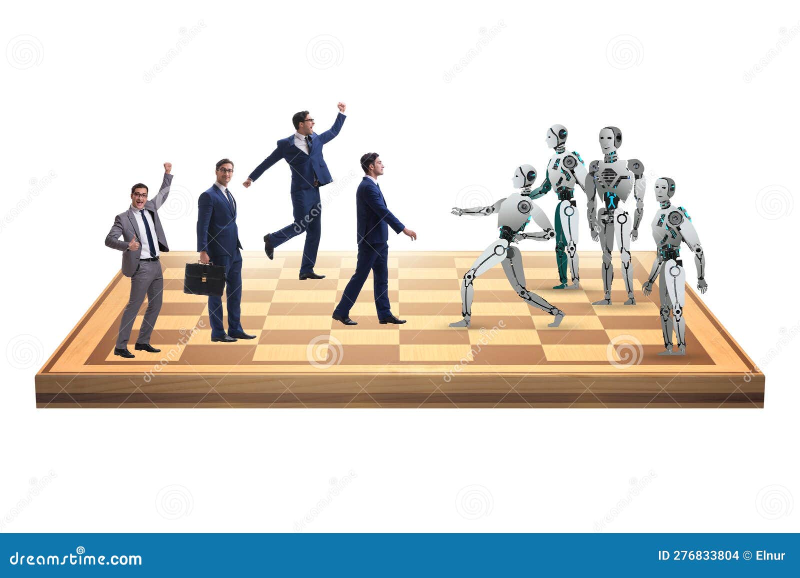 Concept of Chess Played by Humans Versus Robots Stock Photo - Image of ... Concept of Chess Played by Humans Versus Robots Stock Photo - Image of ...