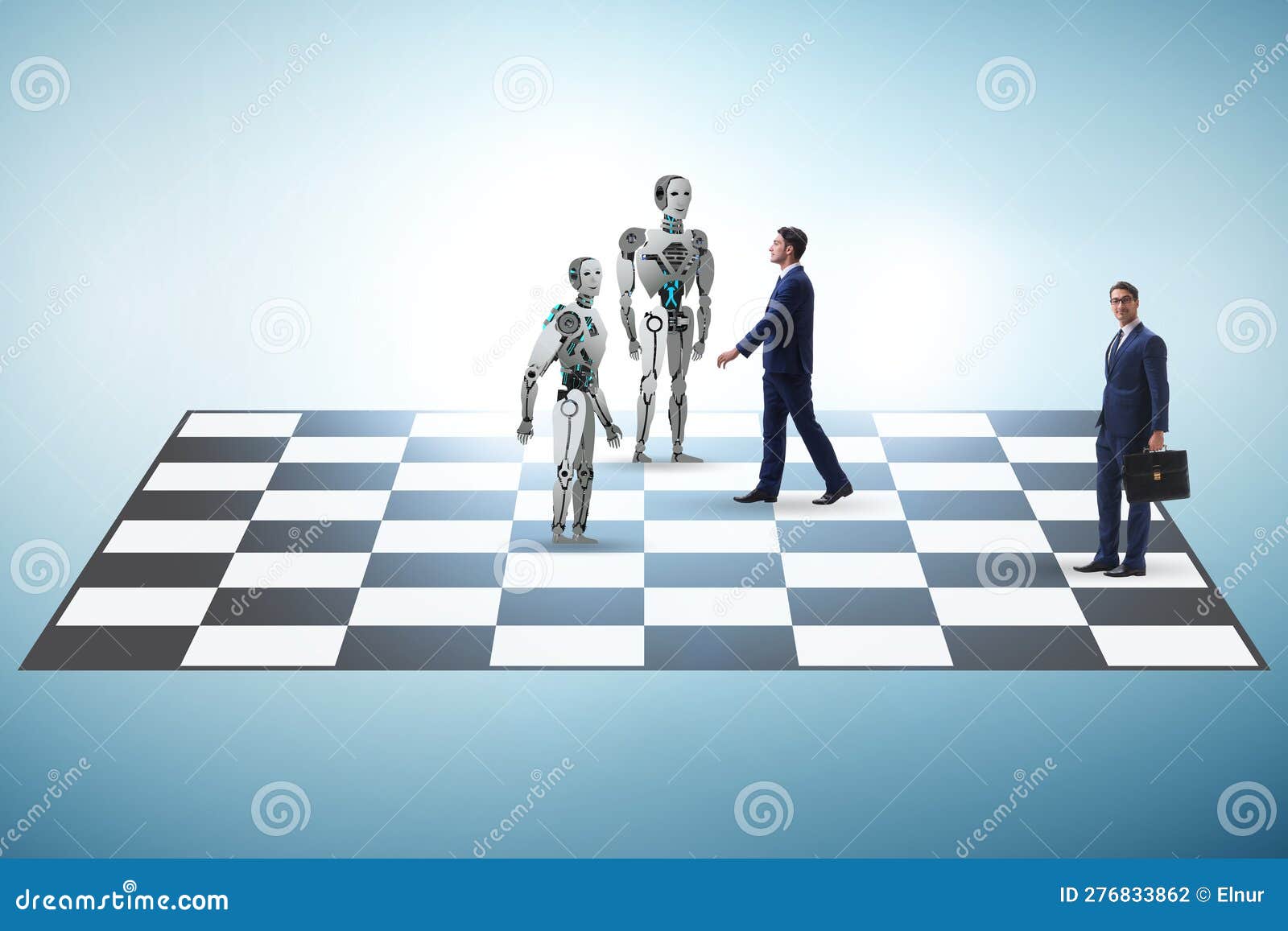 Concept of Chess Played by Humans Versus Robots Stock Photo - Image of ... Concept of Chess Played by Humans Versus Robots Stock Photo - Image of ...