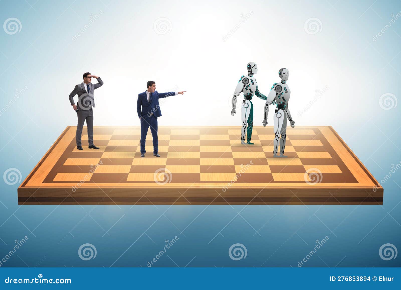 Concept of Chess Played by Humans Versus Robots Stock Photo - Image of ... Concept of Chess Played by Humans Versus Robots Stock Photo - Image of ...