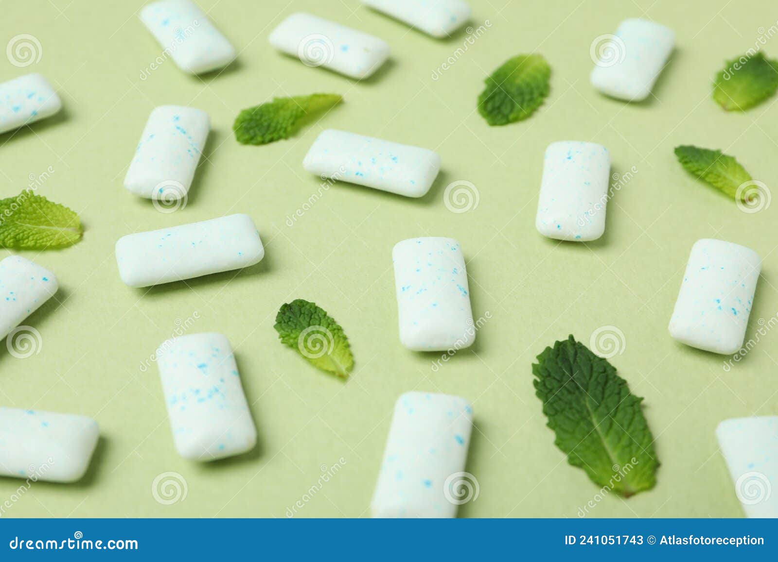Concept of Chewing or Bubble Gum, Close Up Stock Image - Image of aroma ...