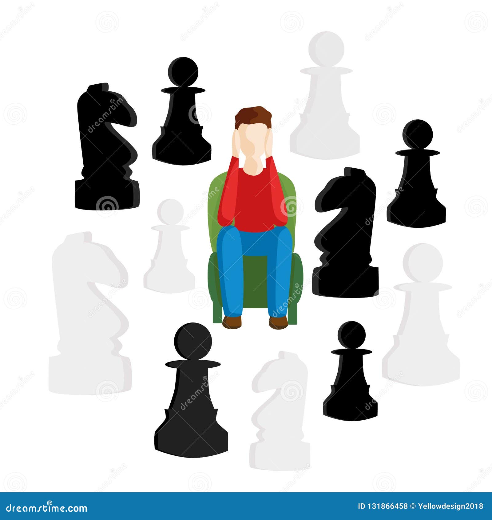 The Concept of Choosing the Path, a Difficult Decision. Decision ...