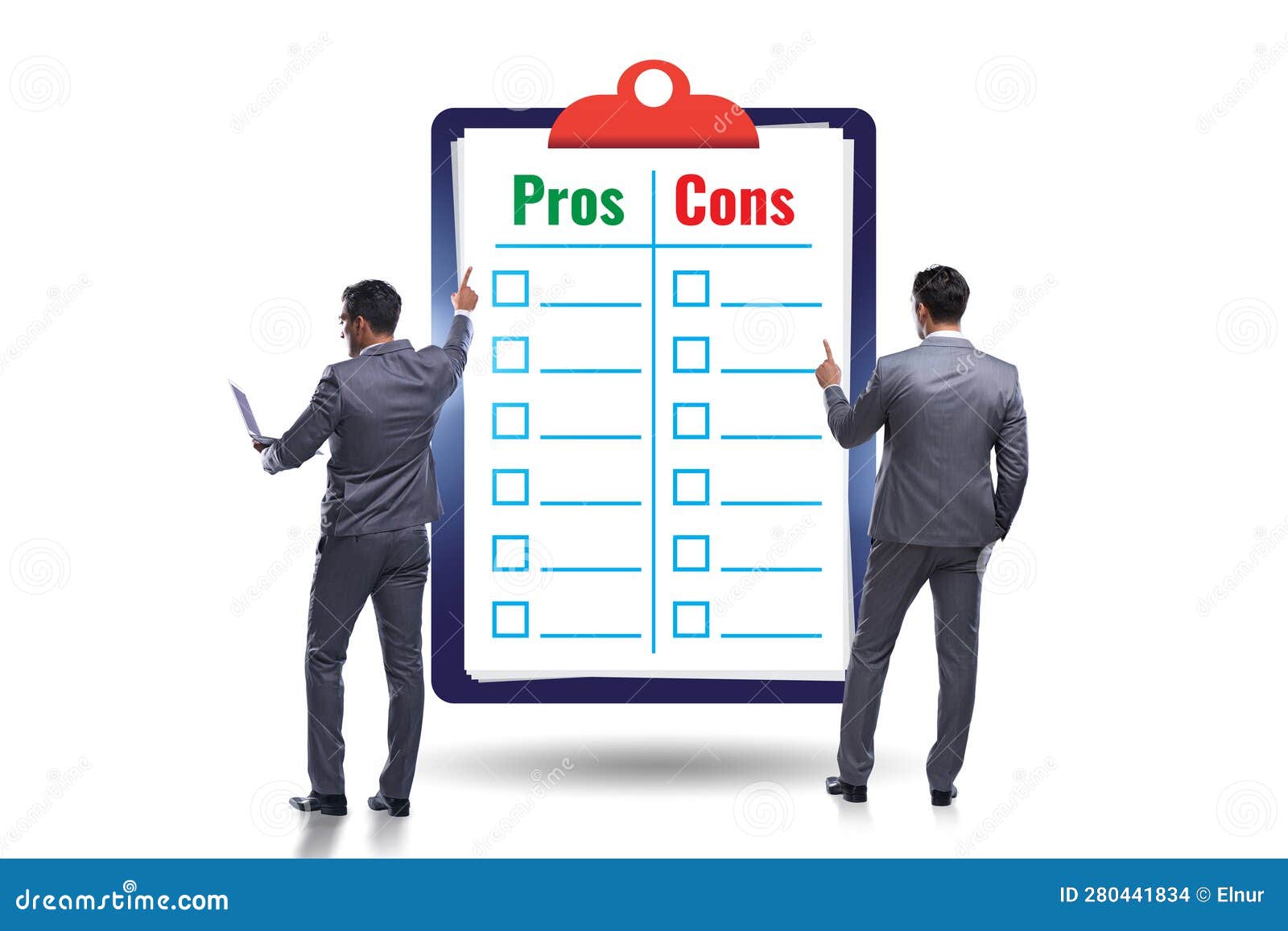Concept of Choosing Pros and Cons Stock Photo - Image of good ...