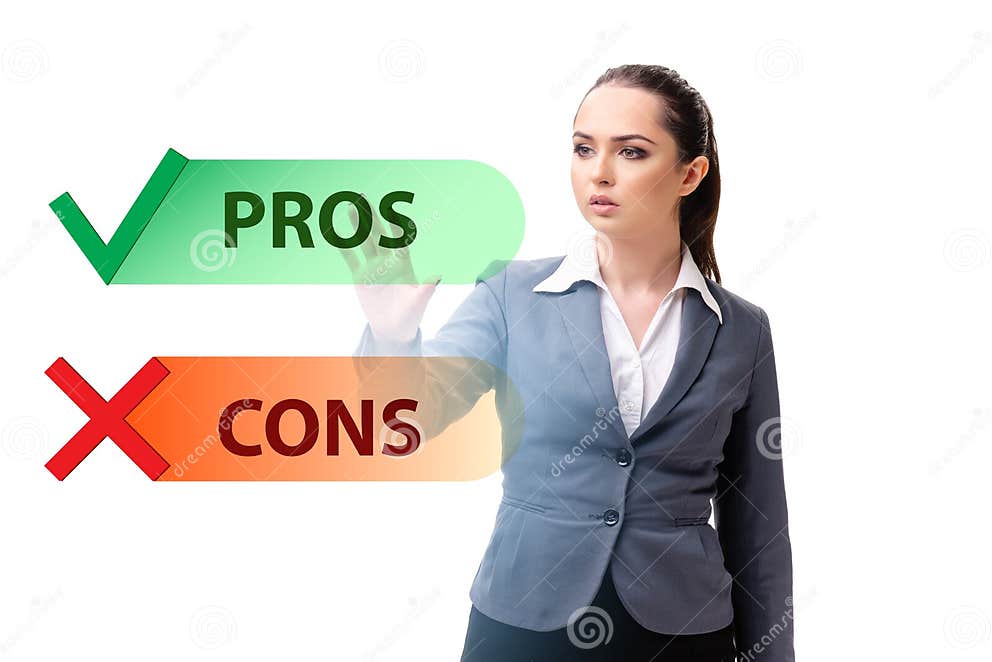 Concept of Choosing Pros and Cons Stock Photo - Image of concept ...