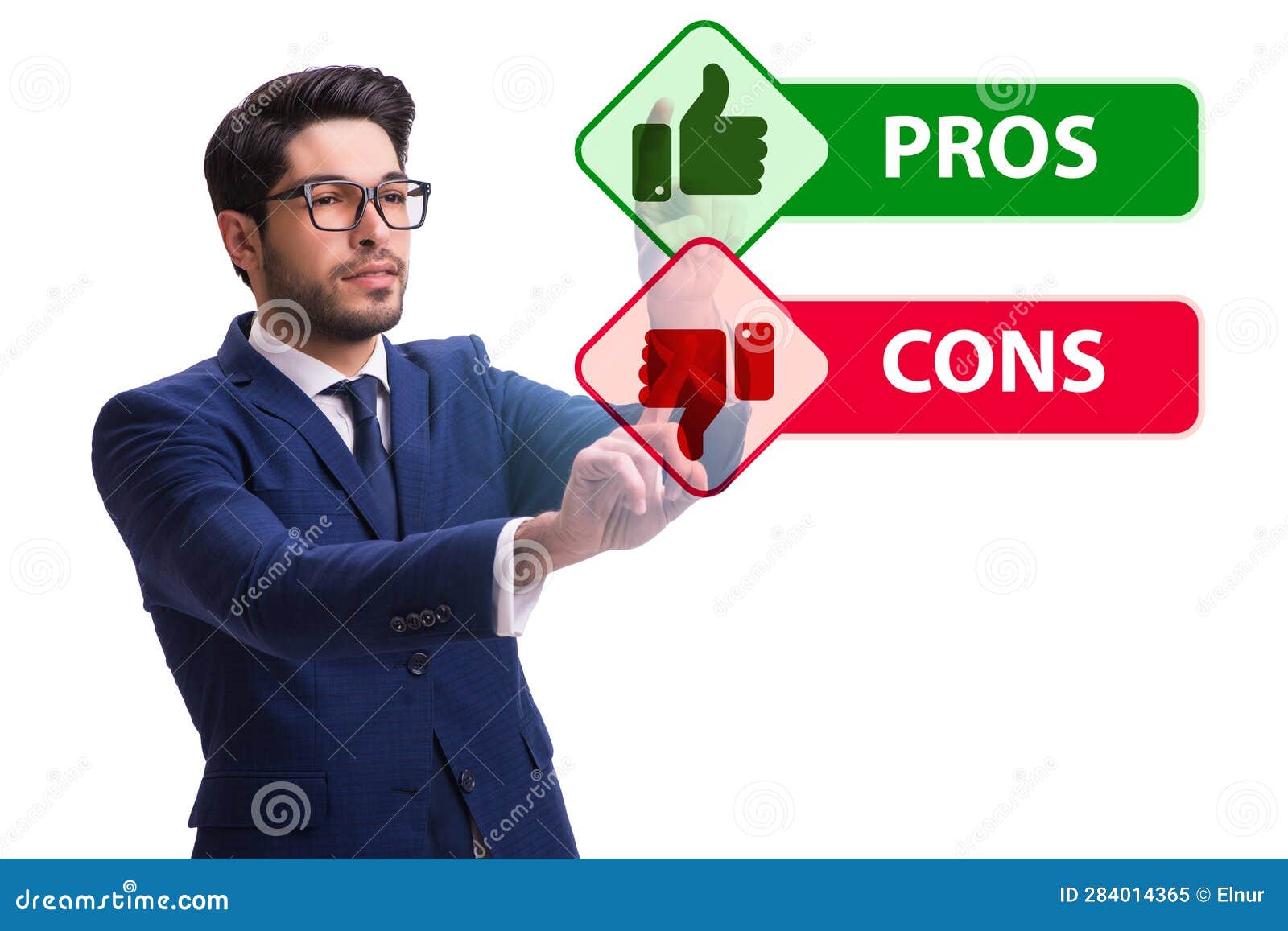 Concept of Choosing Pros and Cons Stock Image - Image of compare ...