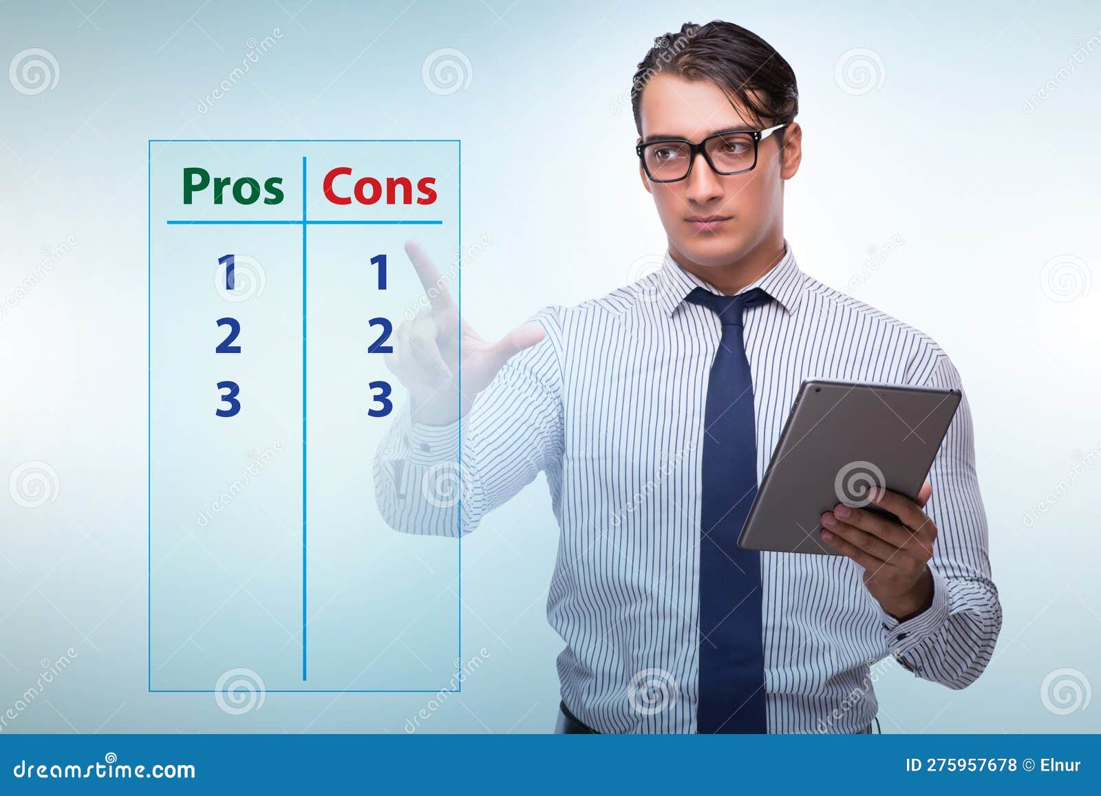 Concept of Choosing Pros and Cons Stock Photo - Image of advantages ...