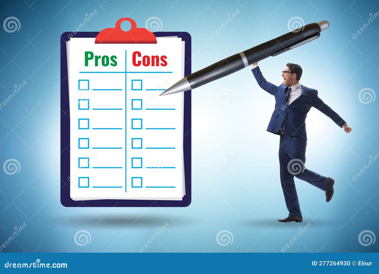 Concept of Choosing Pros and Cons Stock Photo - Image of concept ...