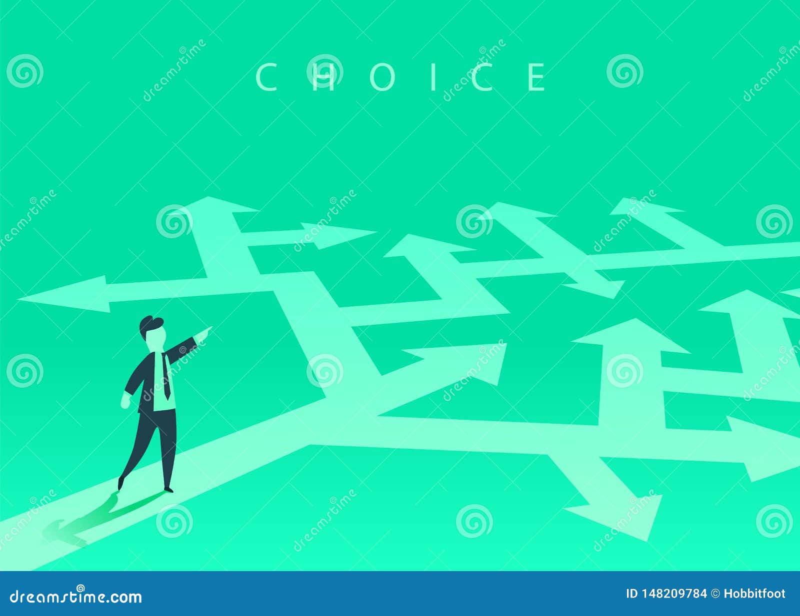 Choosing Problem. Female Chooses Between Career And Family. Work Family ...