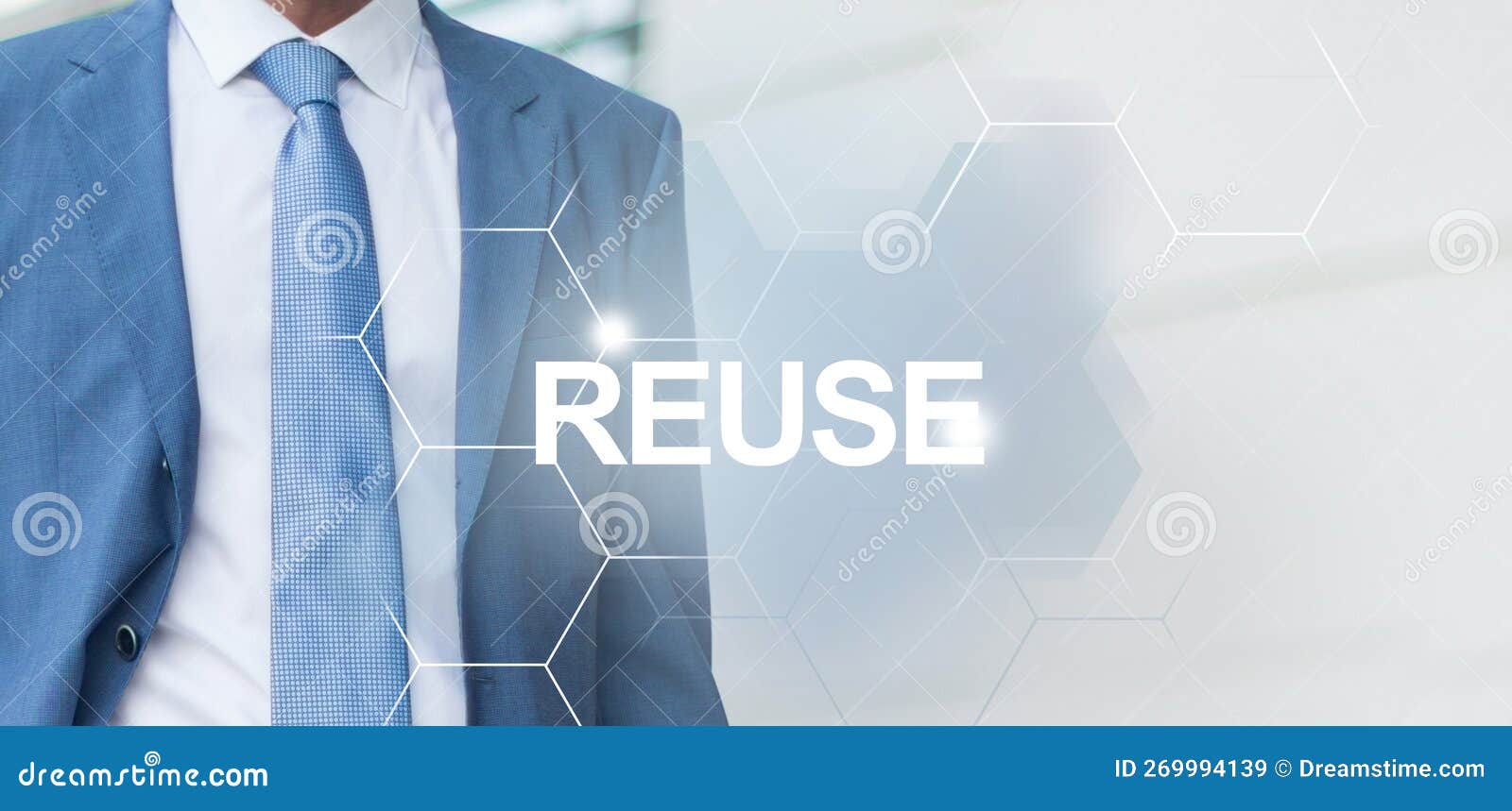 Reuse of Plastic Package for Clean Ecology Stock Image - Image of ...