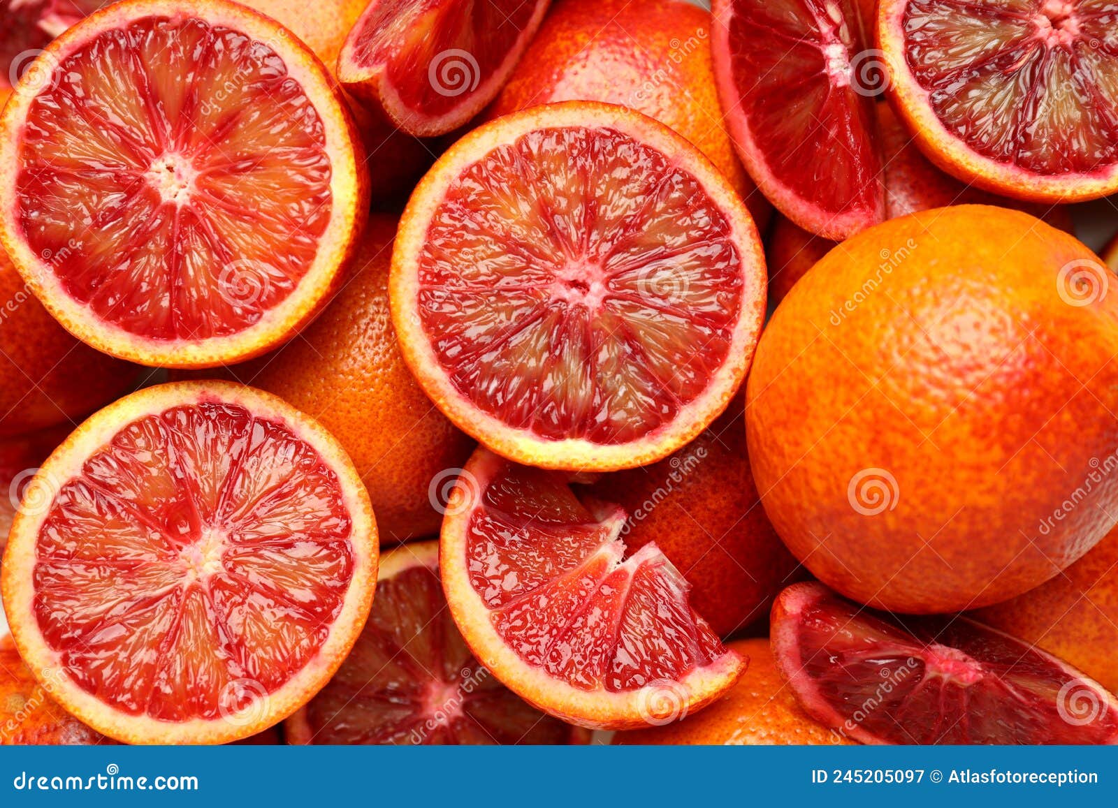 Concept of Citrus with Red Orange, Close Up Stock Image - Image of ...