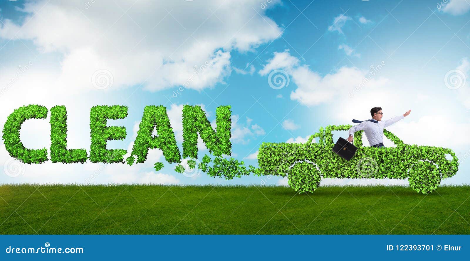 The Concept of Clean Fuel and Eco Friendly Cars Stock Image - Image of ...
