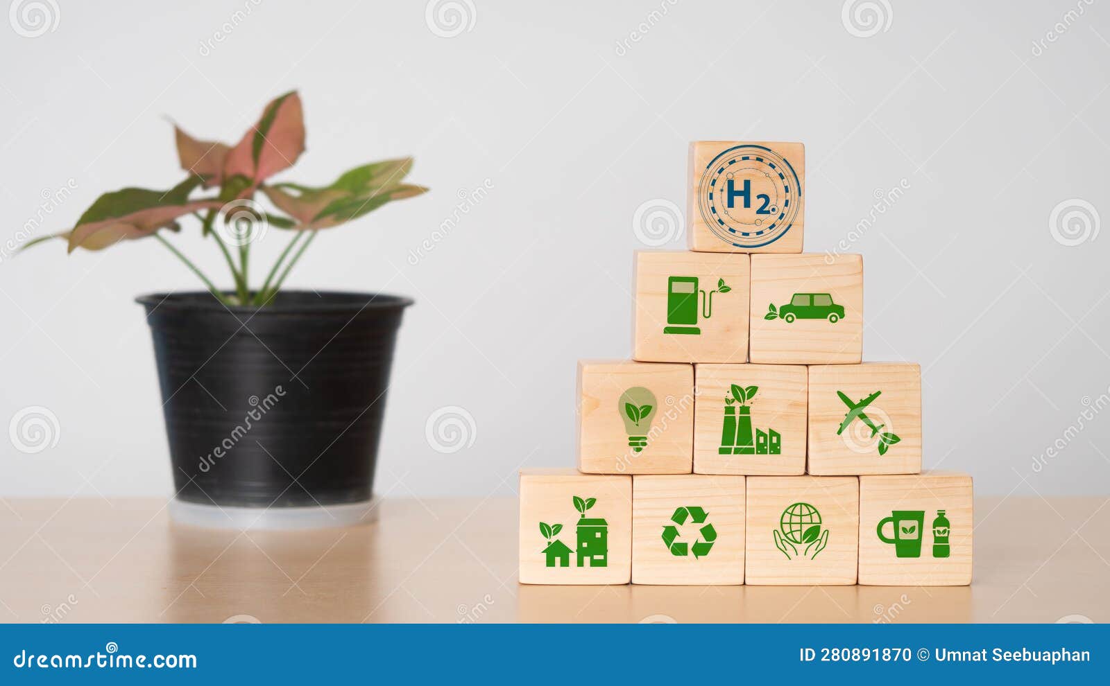 Concept for Clean Hydrogen Energy. Environmental Protection, Eco ...