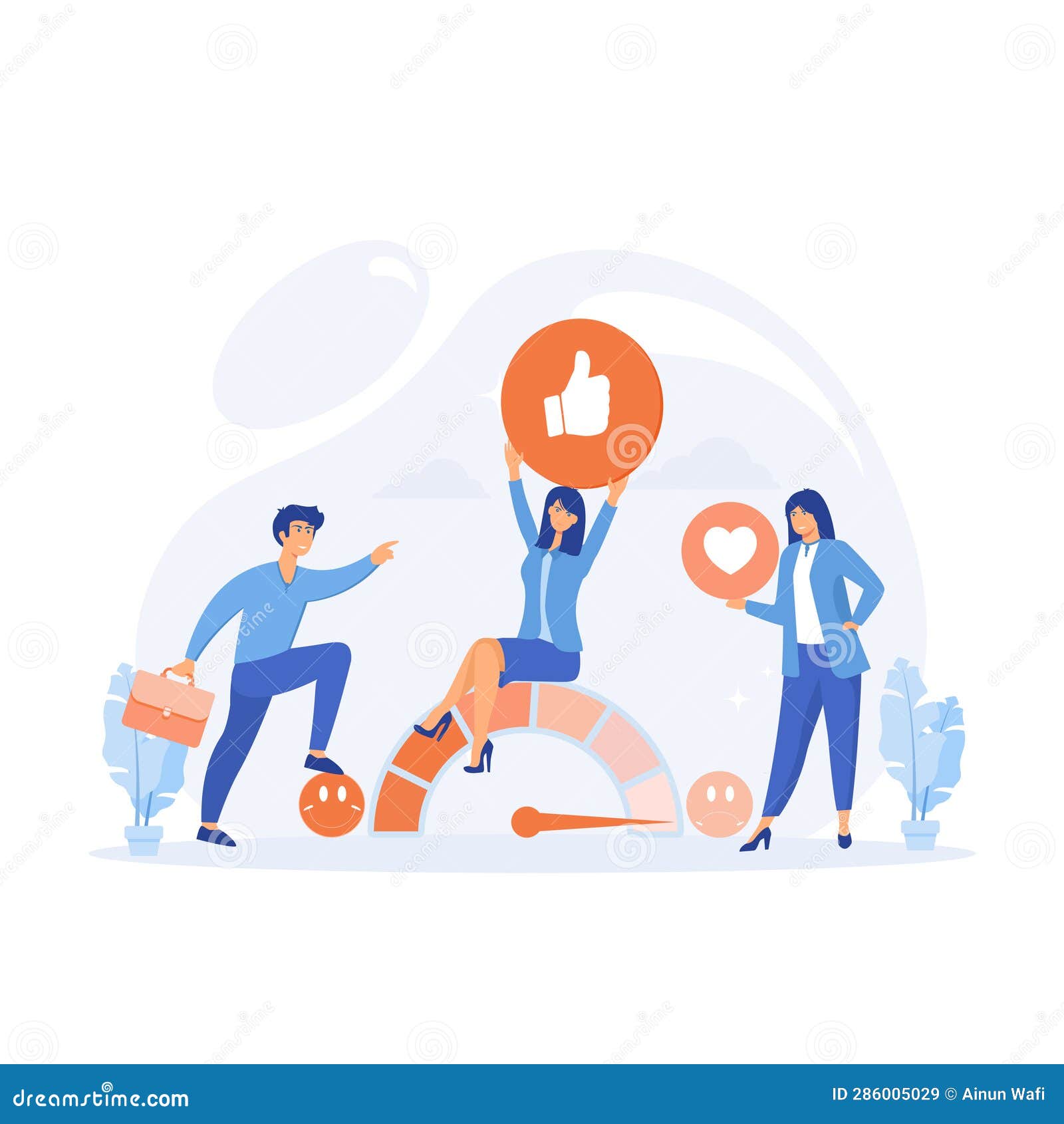 Concept of Client Feedback, Stock Vector - Illustration of service ...