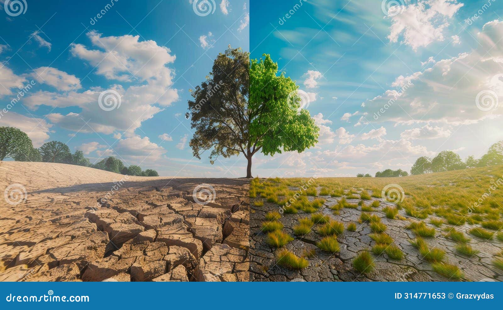 The Concept of Climate Has Changed. Half the Tree is Alive and Dead ...