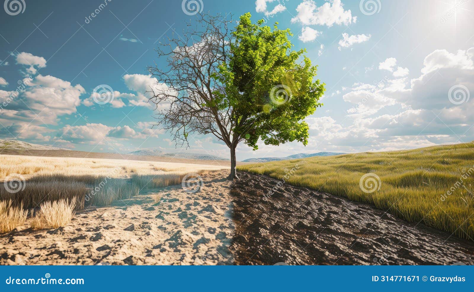 The Concept of Climate Has Changed. Half the Tree is Alive and Dead ...