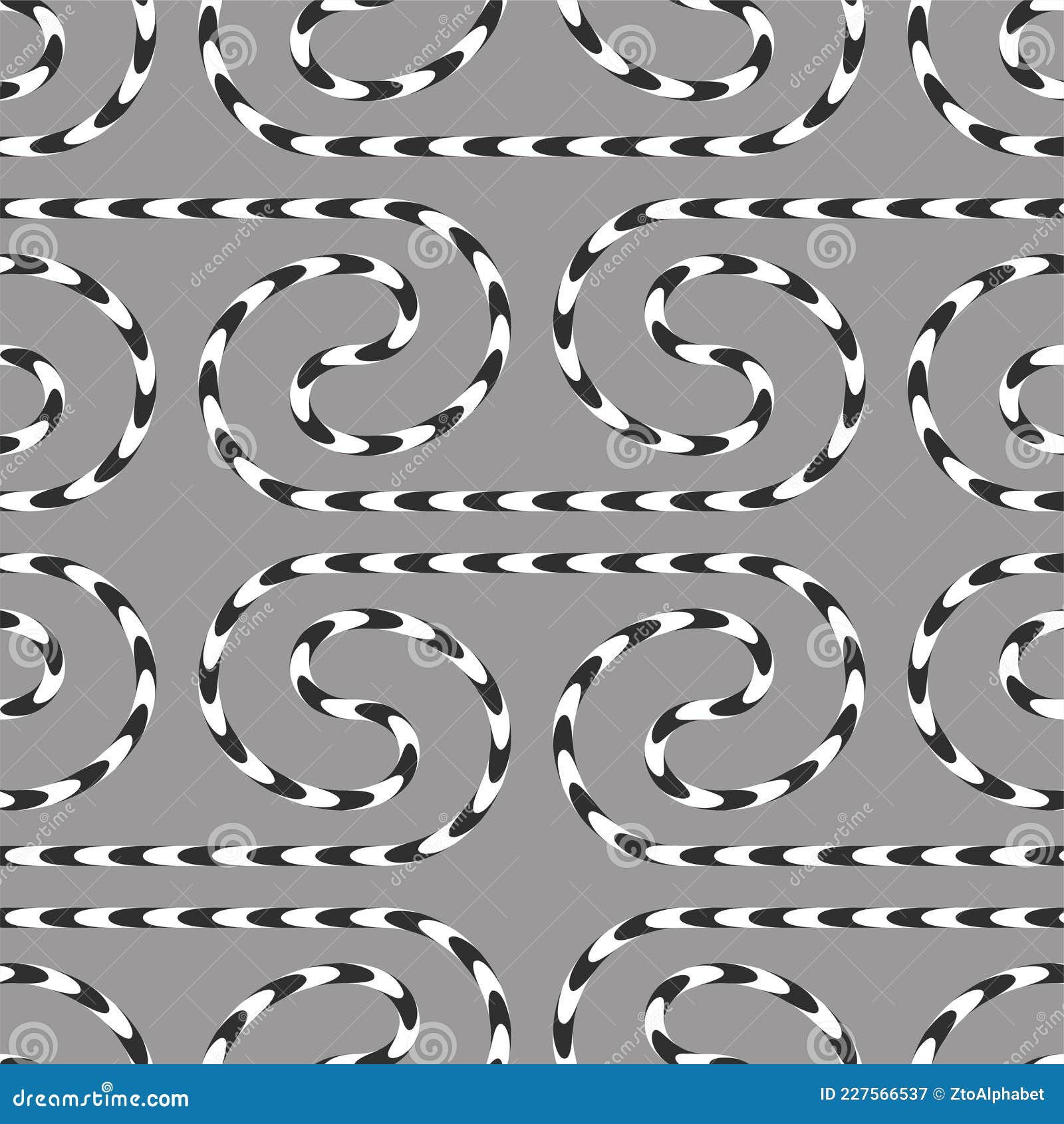 Optical Illusion Circle Current Patterns Stock Vector - Illustration of ...