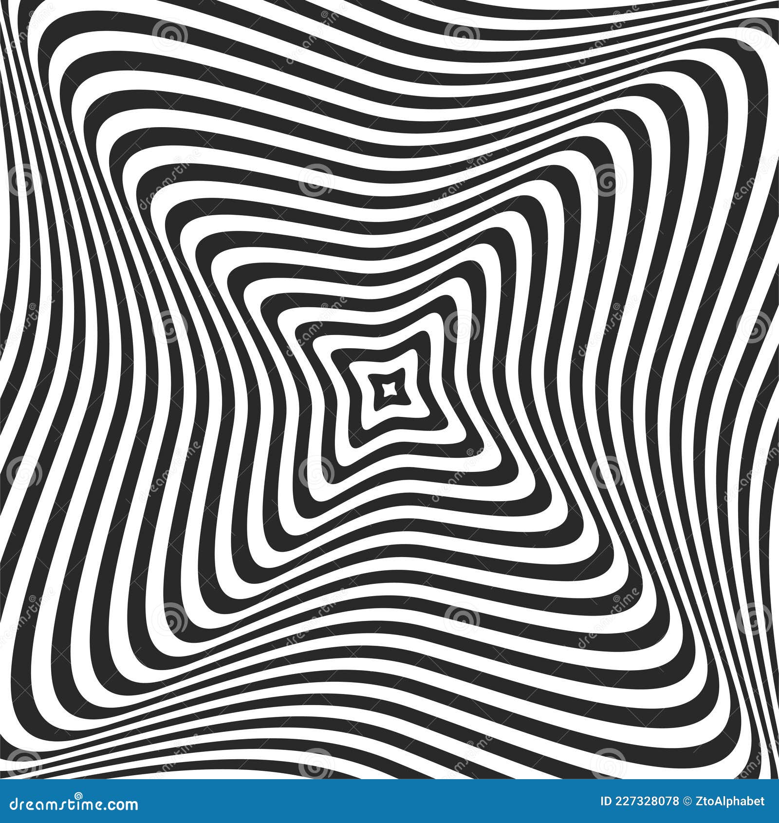 Optical Illusion Square Art Patterns Stock Vector - Illustration of ...