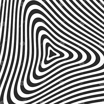 Optical Illusion Triangle Art Patterns Stock Vector - Illustration of ...