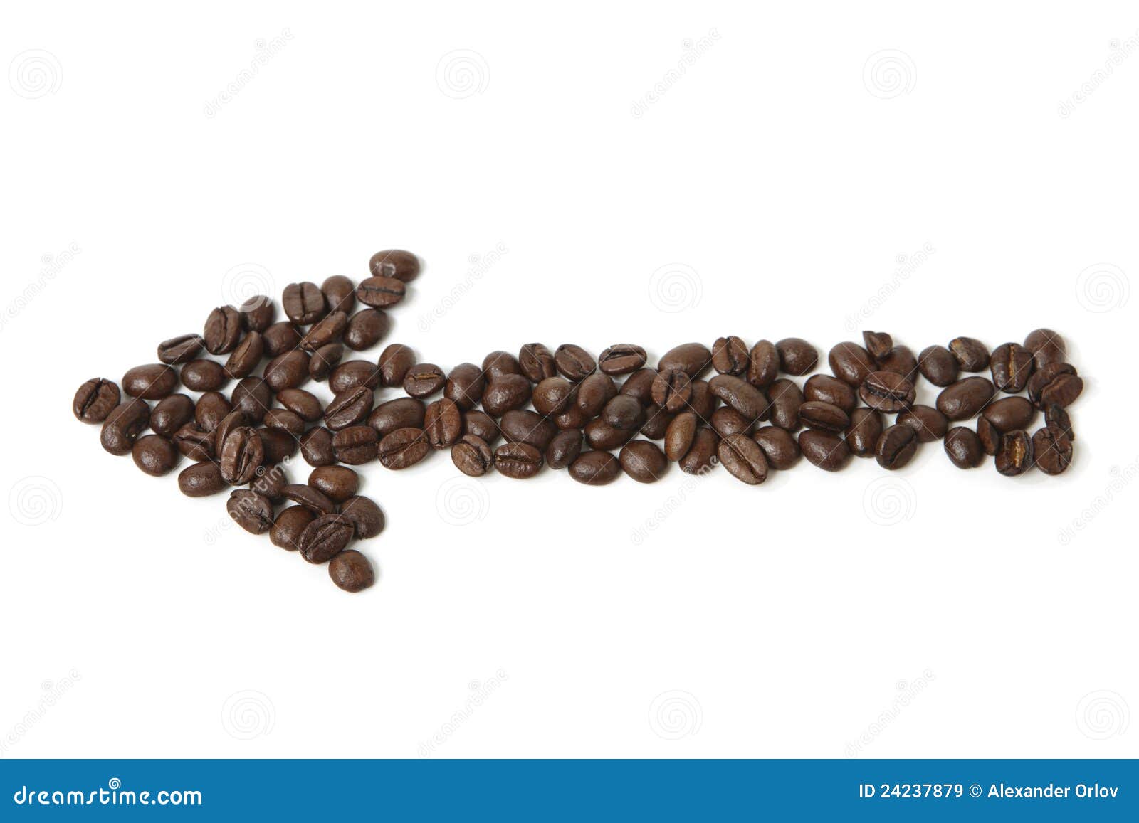 Concept Coffee Arrow Royalty-Free Stock Photo | CartoonDealer.com #24237879