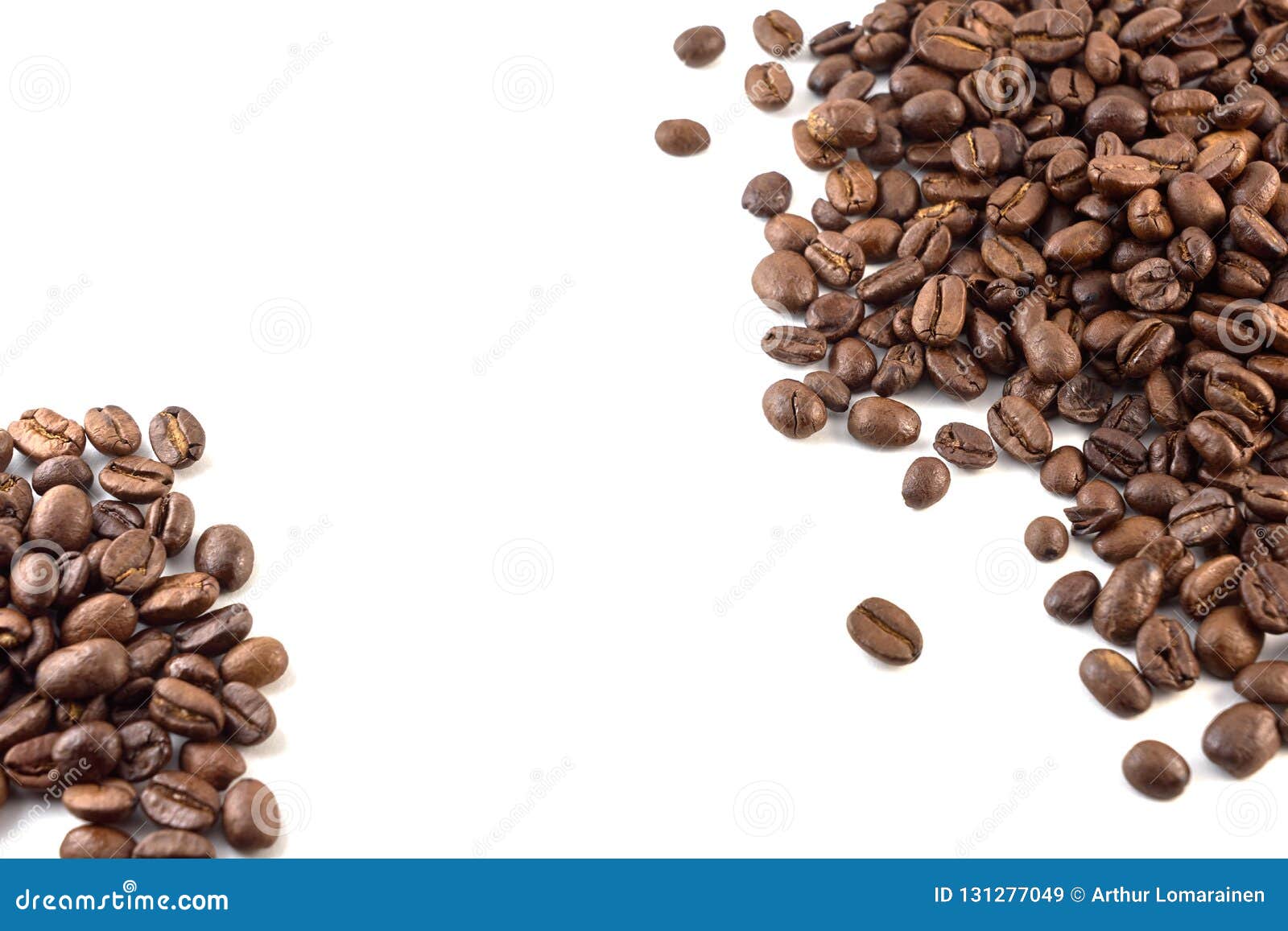 Concept of Coffee Beans with Copy Space for Text or Logo. Stock Image ...