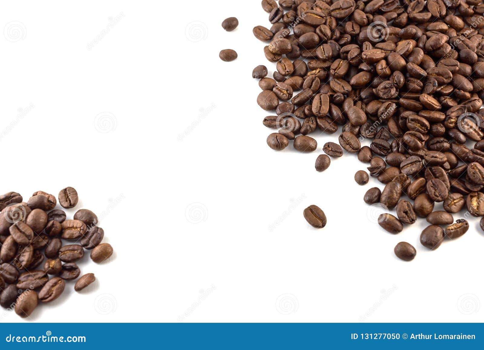 Concept of Coffee Beans with Copy Space for Text or Logo. Stock Photo ...