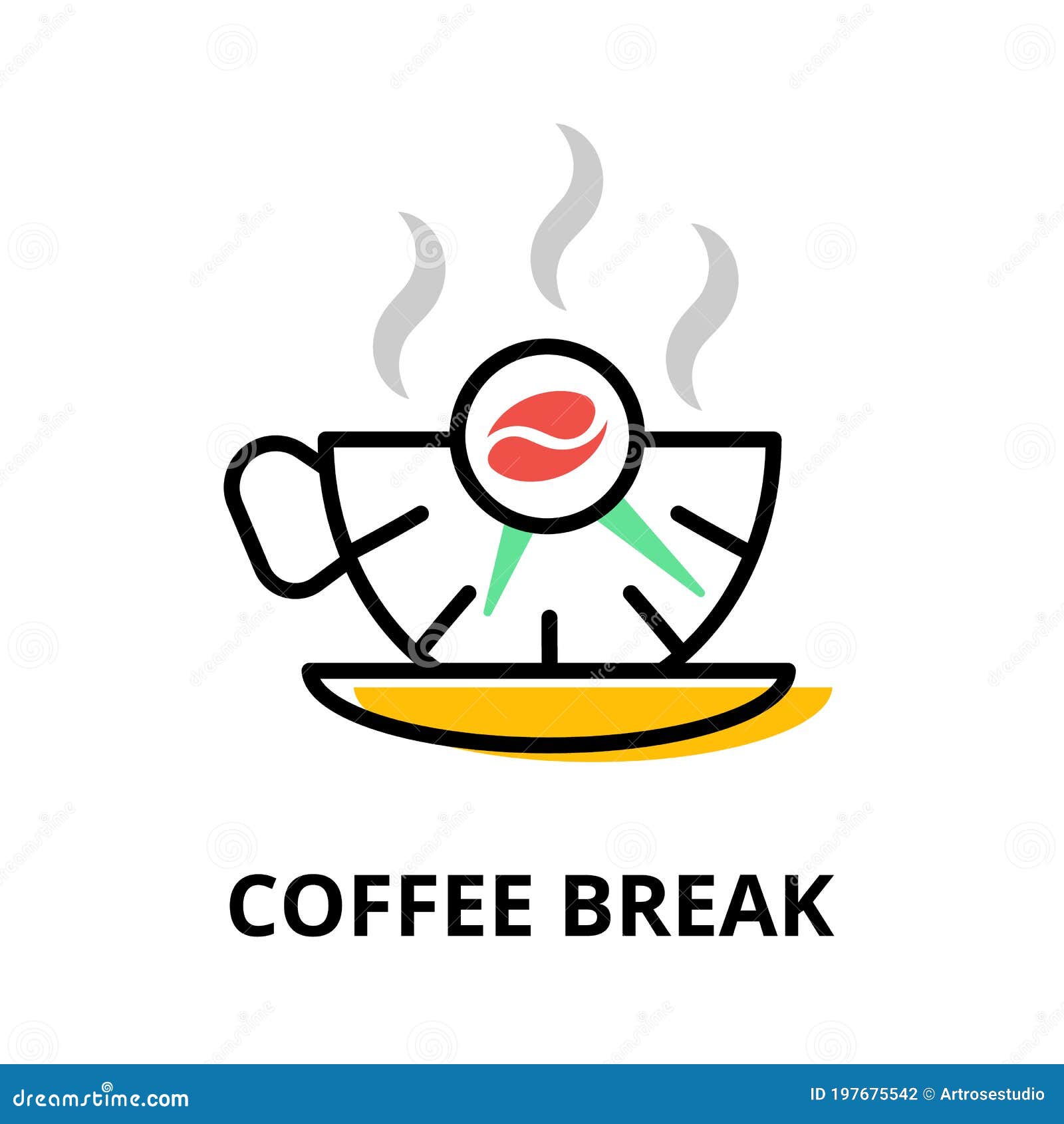 Break Icon Vector Isolated On White Background, Logo Concept Of ...