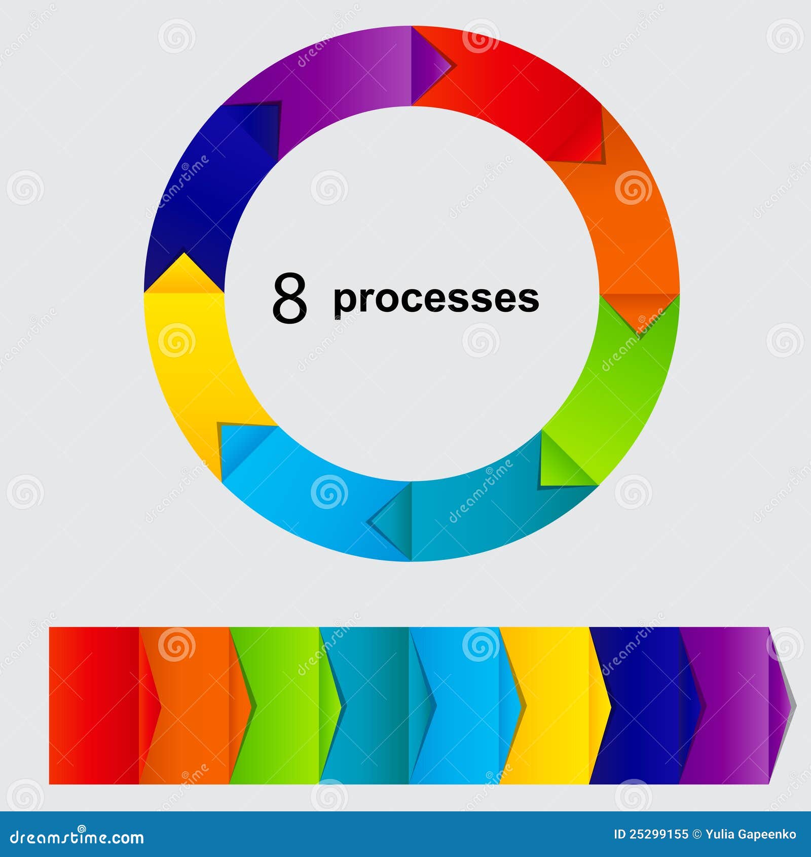 Concept of Colorful Circular Banners Stock Vector - Illustration of ...