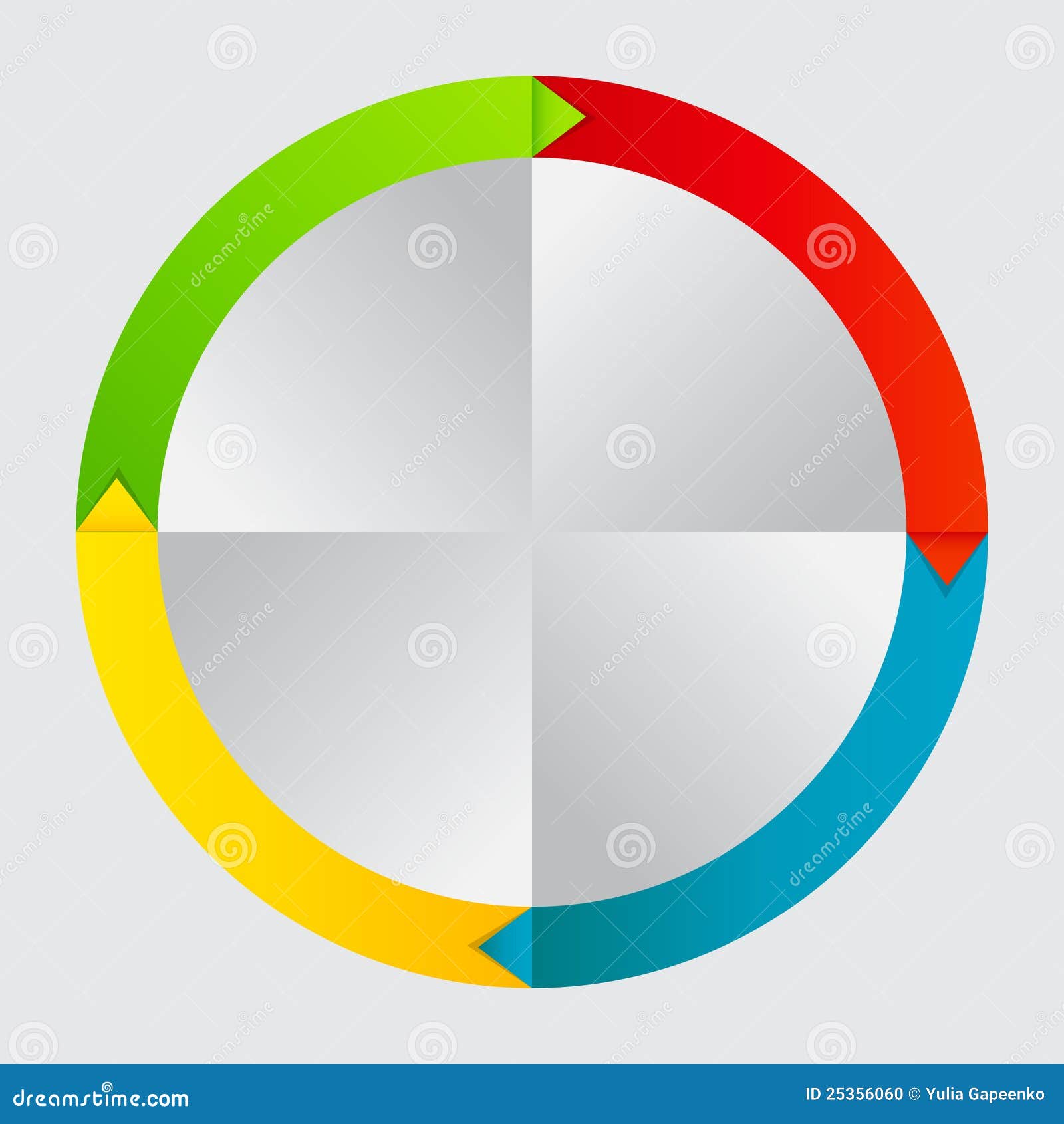 Concept of Colorful Circular Banners Stock Vector - Illustration of ...