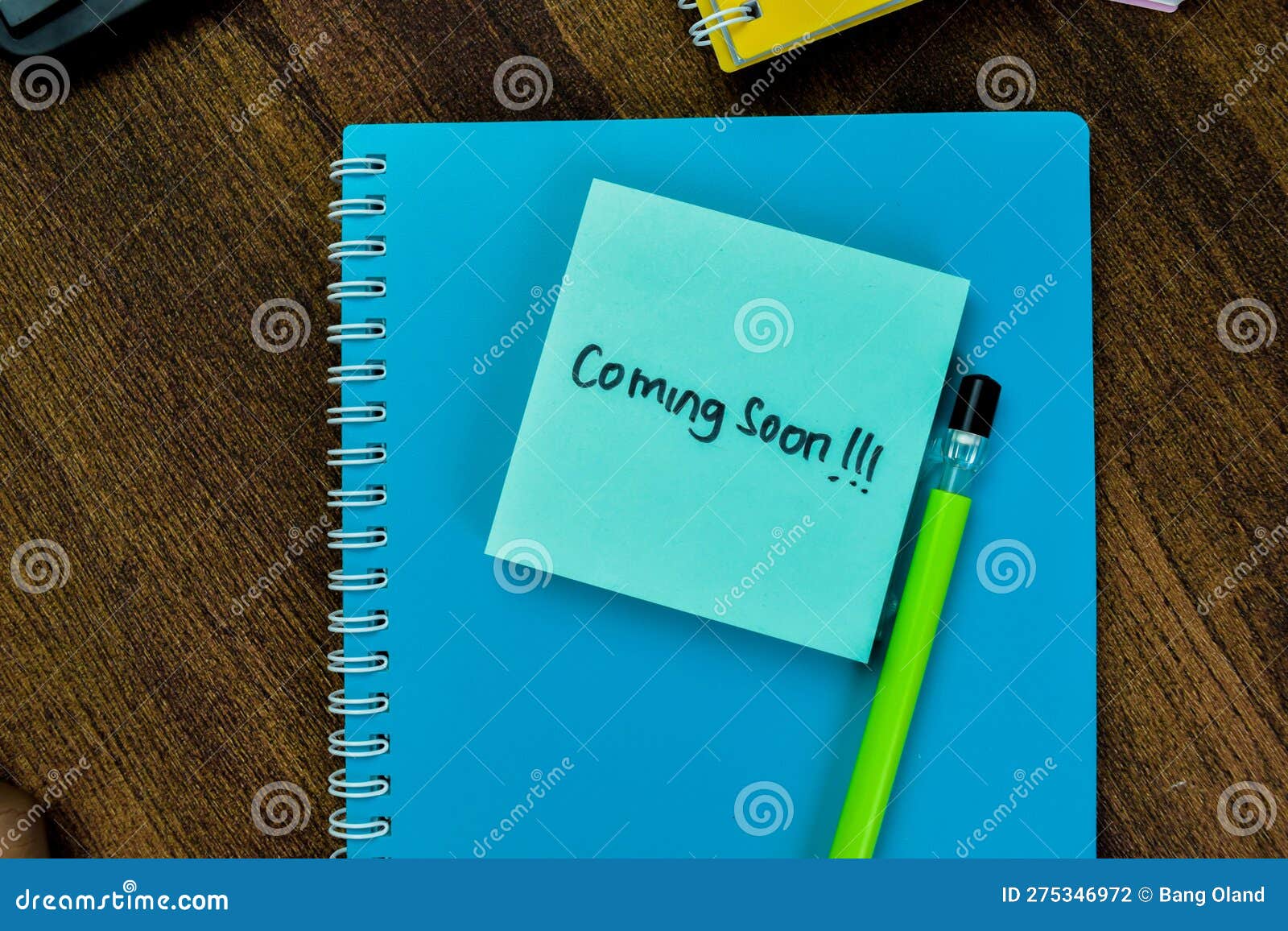 See You Soon Write On Sticky Notes Isolated On Office Desk Royalty Free