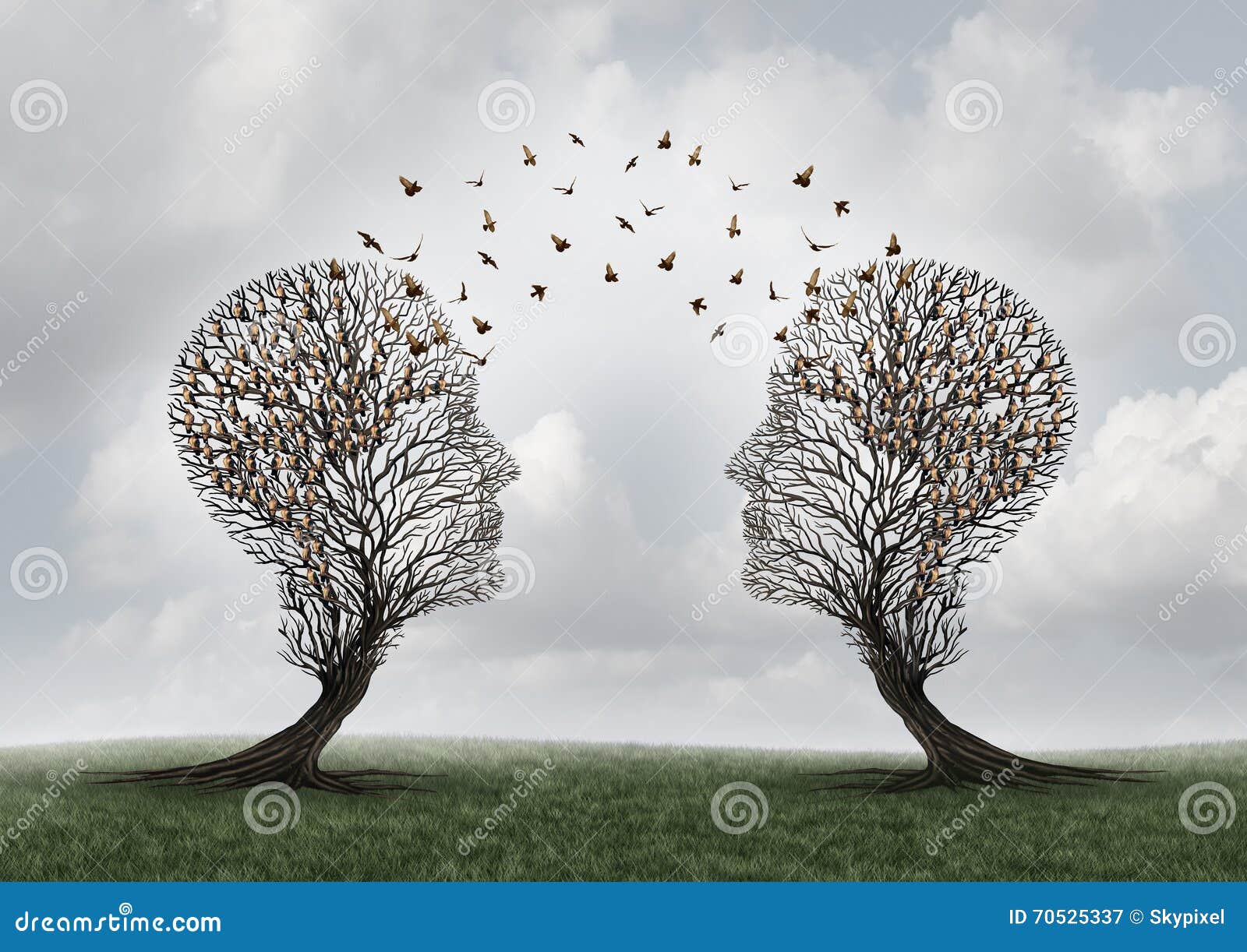 Concept of Communication stock illustration. Illustration of ...