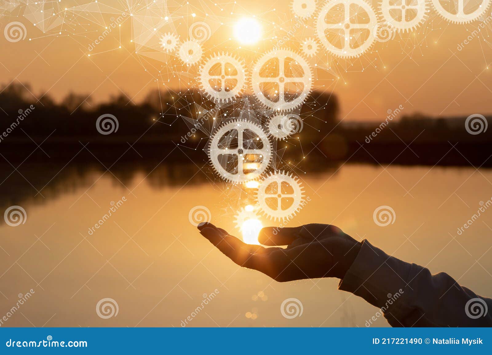 Concept Of Communication And Digital Data Transmission, Seamless Loop ...