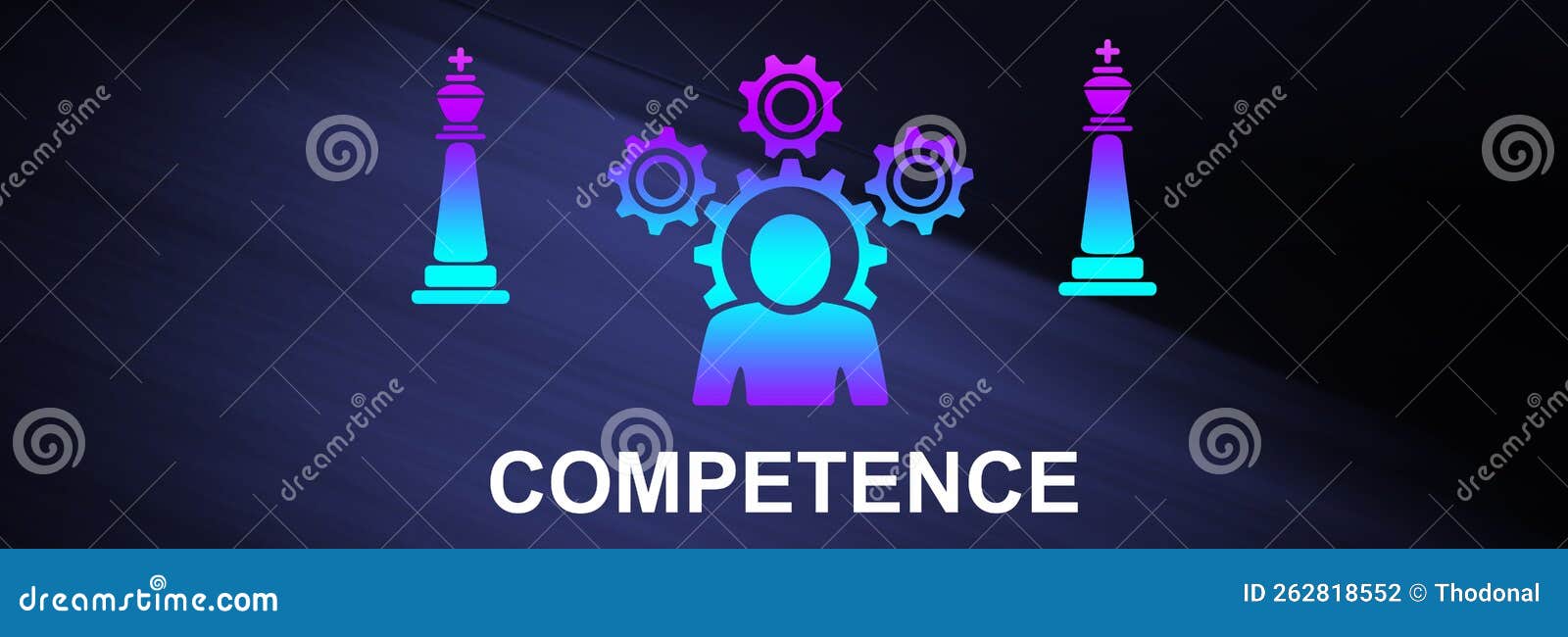 Concept of competence stock illustration. Illustration of university ...