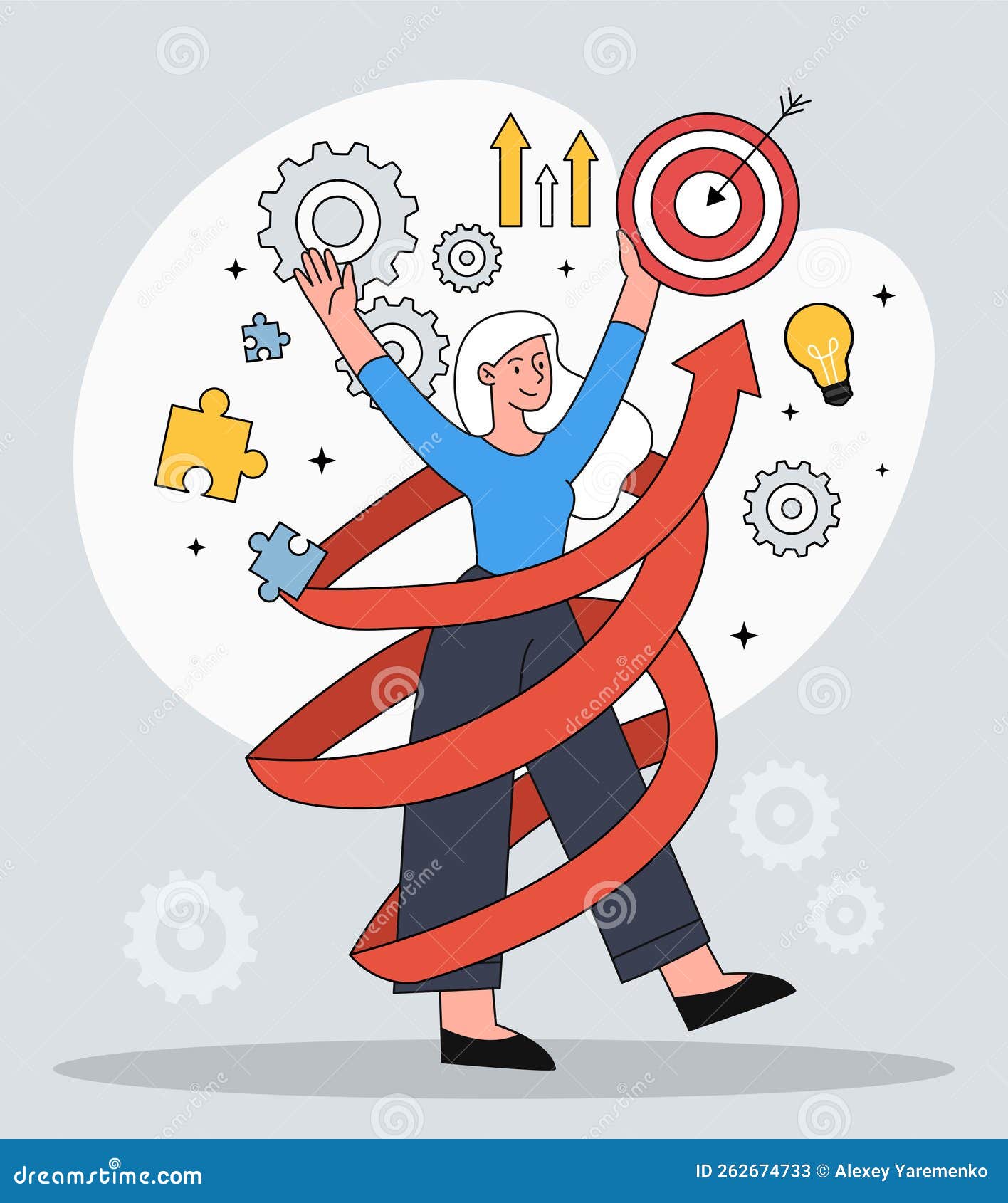 Concept of competence stock vector. Illustration of experience - 262674733