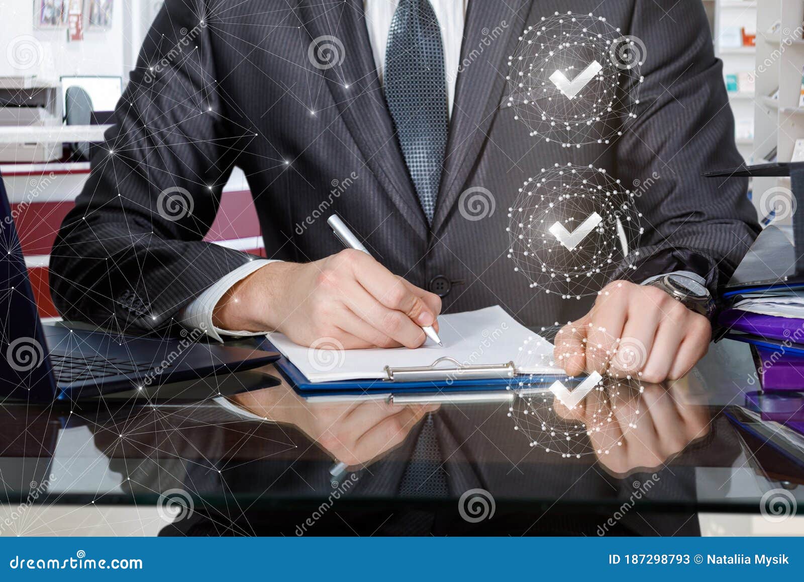 Concept of Completing Tasks for a Business Stock Image - Image of ...