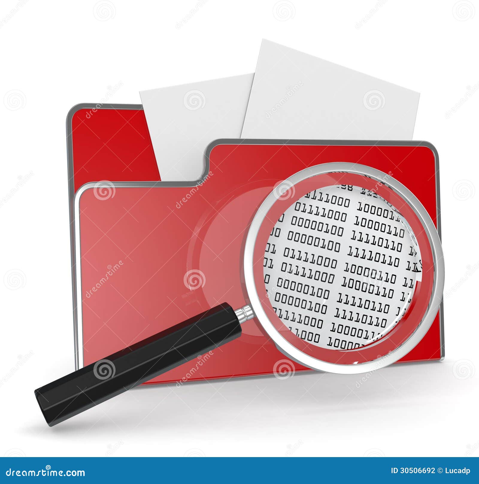 Concept of Computer Data Search Stock Illustration - Illustration of ...