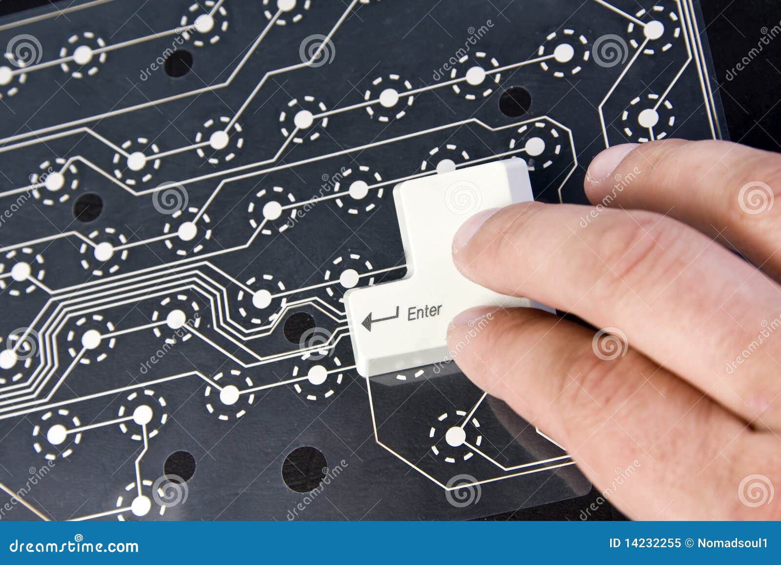 Concept of Computer Keyboard Stock Image - Image of abstract ...