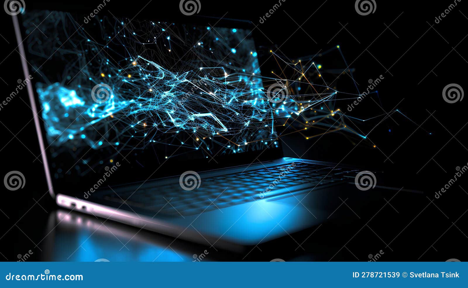 The Concept of a Computer Network with a Security Problem. the Network ...