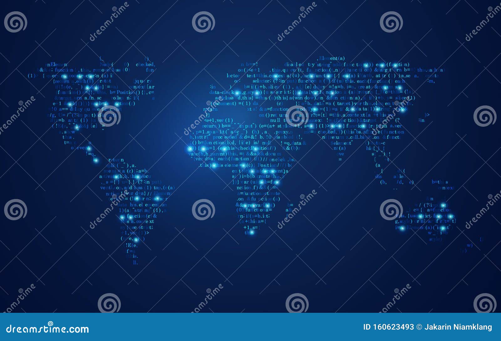 Coding world stock vector. Illustration of information - 160623493