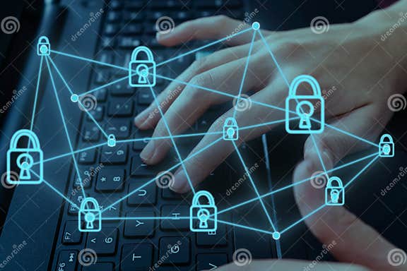 Concept of Computer Security. Network Protection Against Hacker Attacks ...