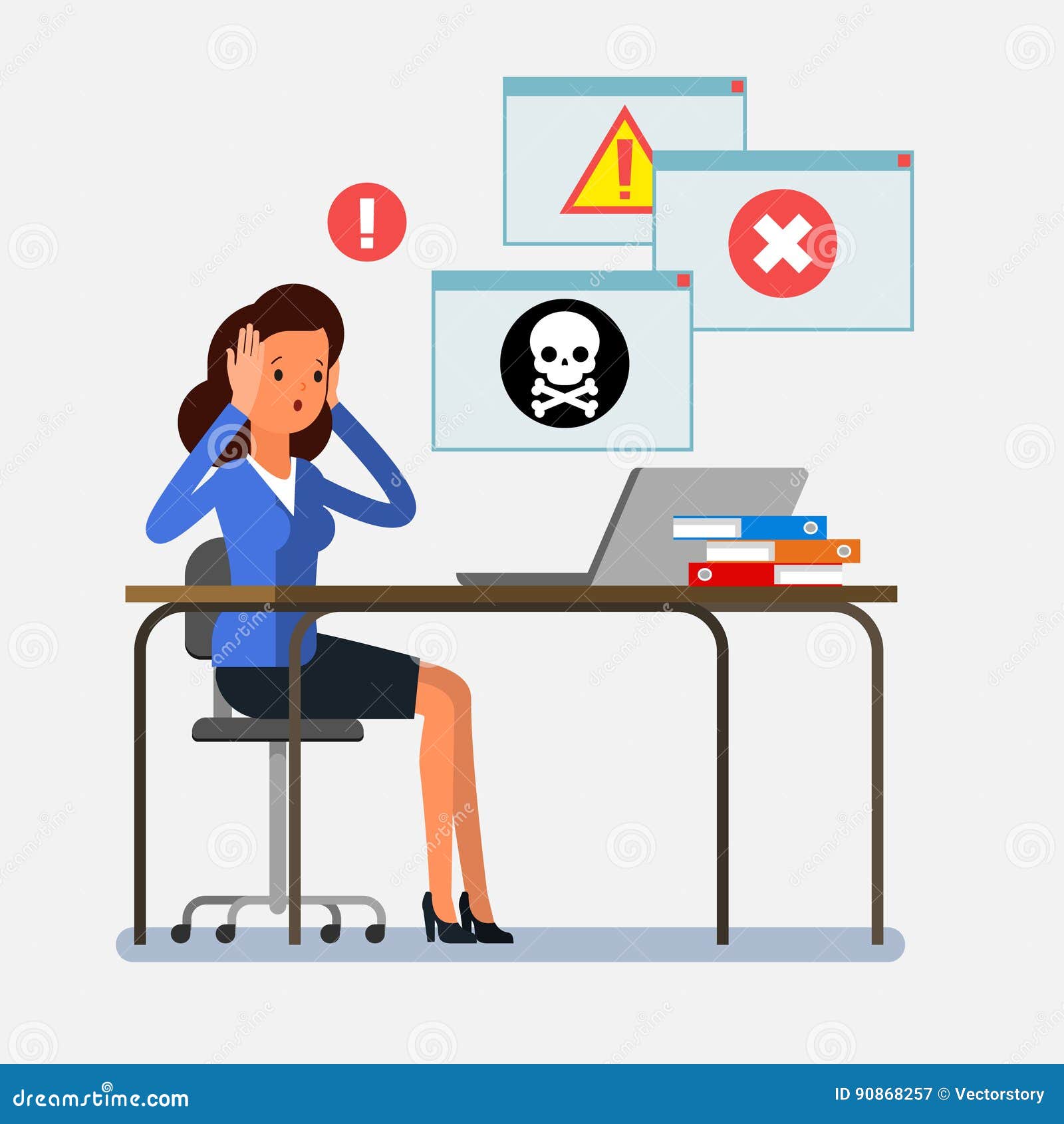 Concept of Computer Viruses Stock Vector - Illustration of fraud ...