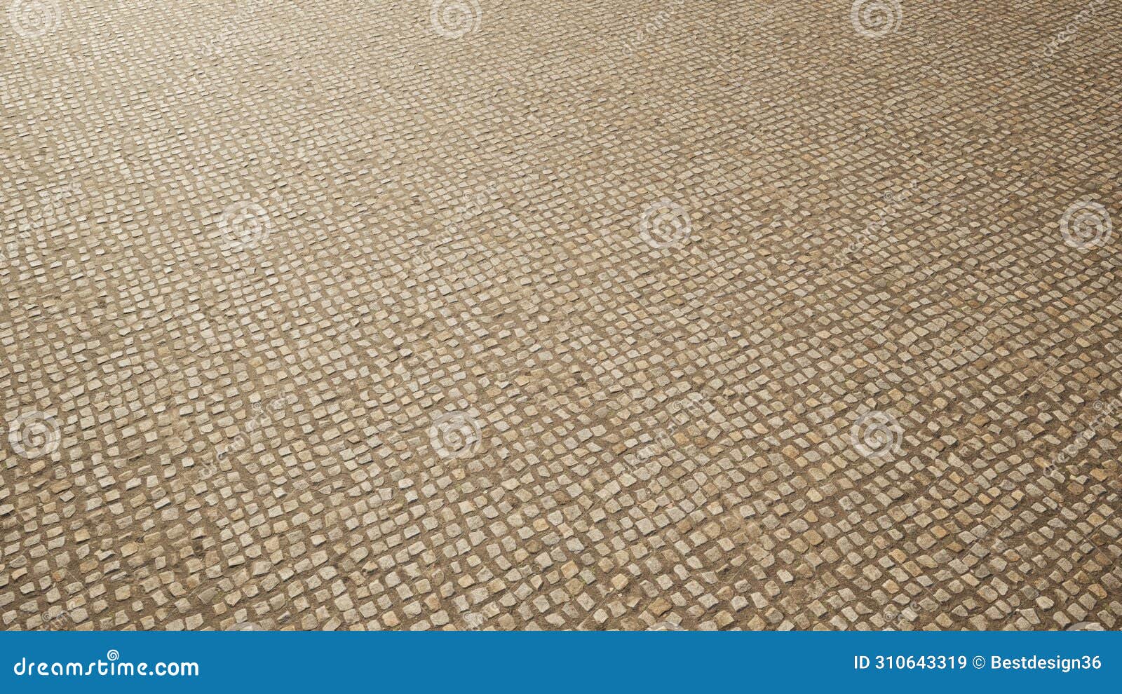 Conceptual Solid Beige Background of Cobblestone Texture Floor As a ...