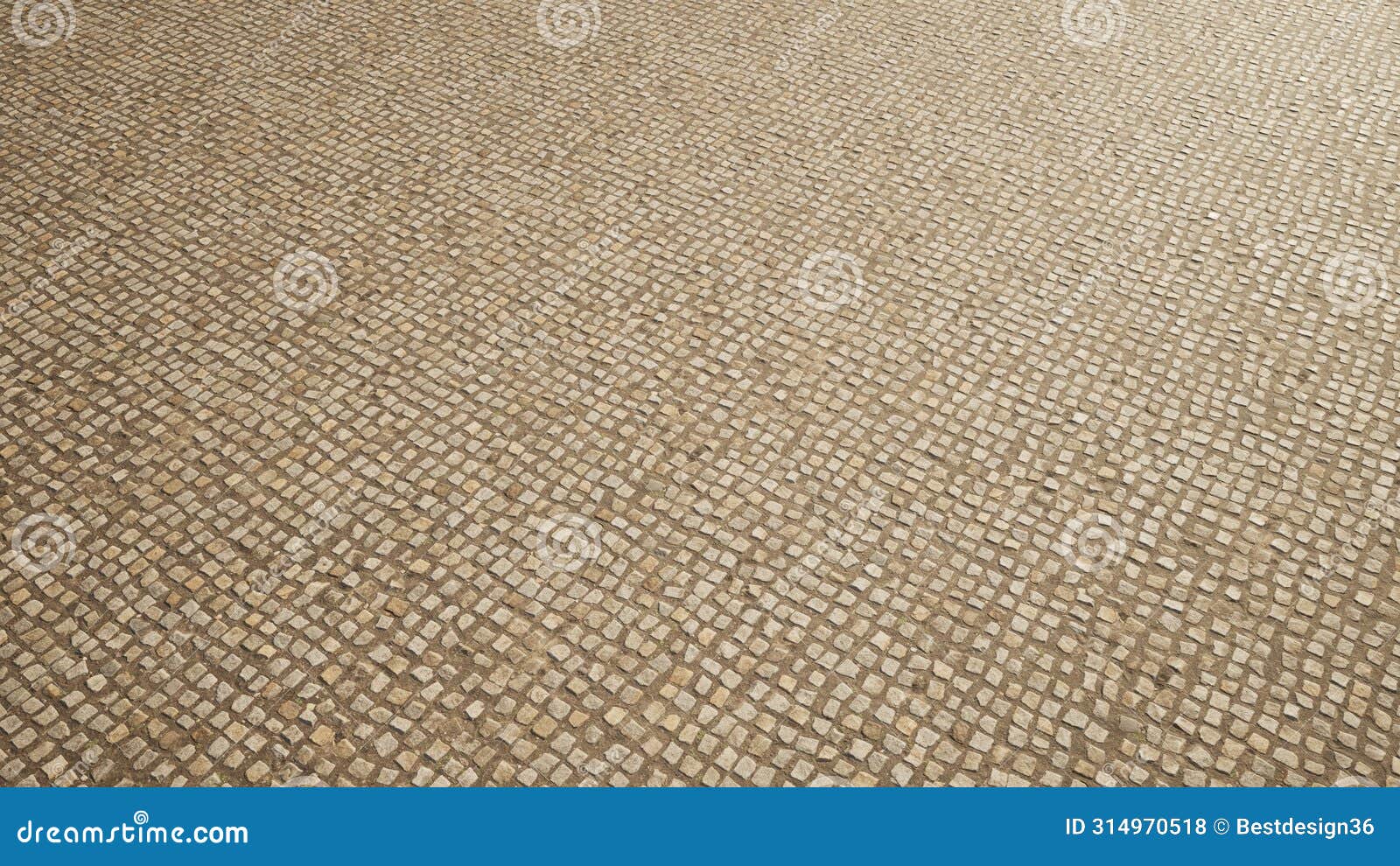 Conceptual Solid Beige Background of Cobblestone Texture Floor As a ...