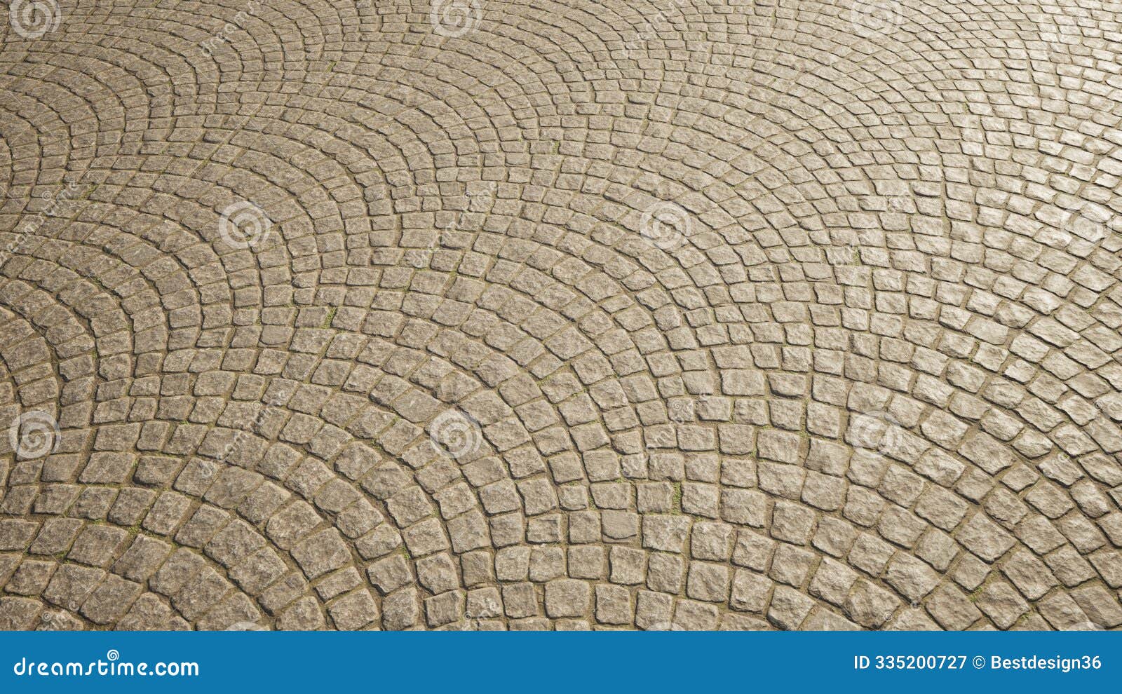 Concept or Conceptual Solid Beige Background of Wave Cobblestone ...