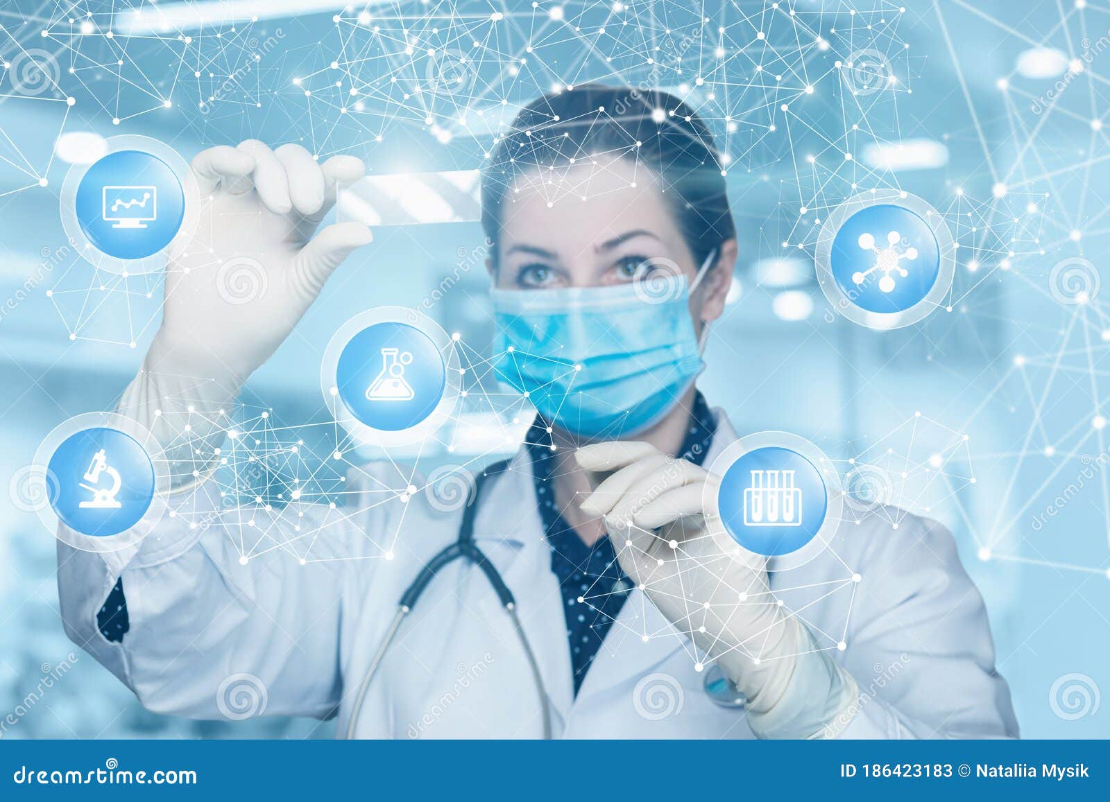 Concept of Conducting Medical Research and Experiments Stock Image ...